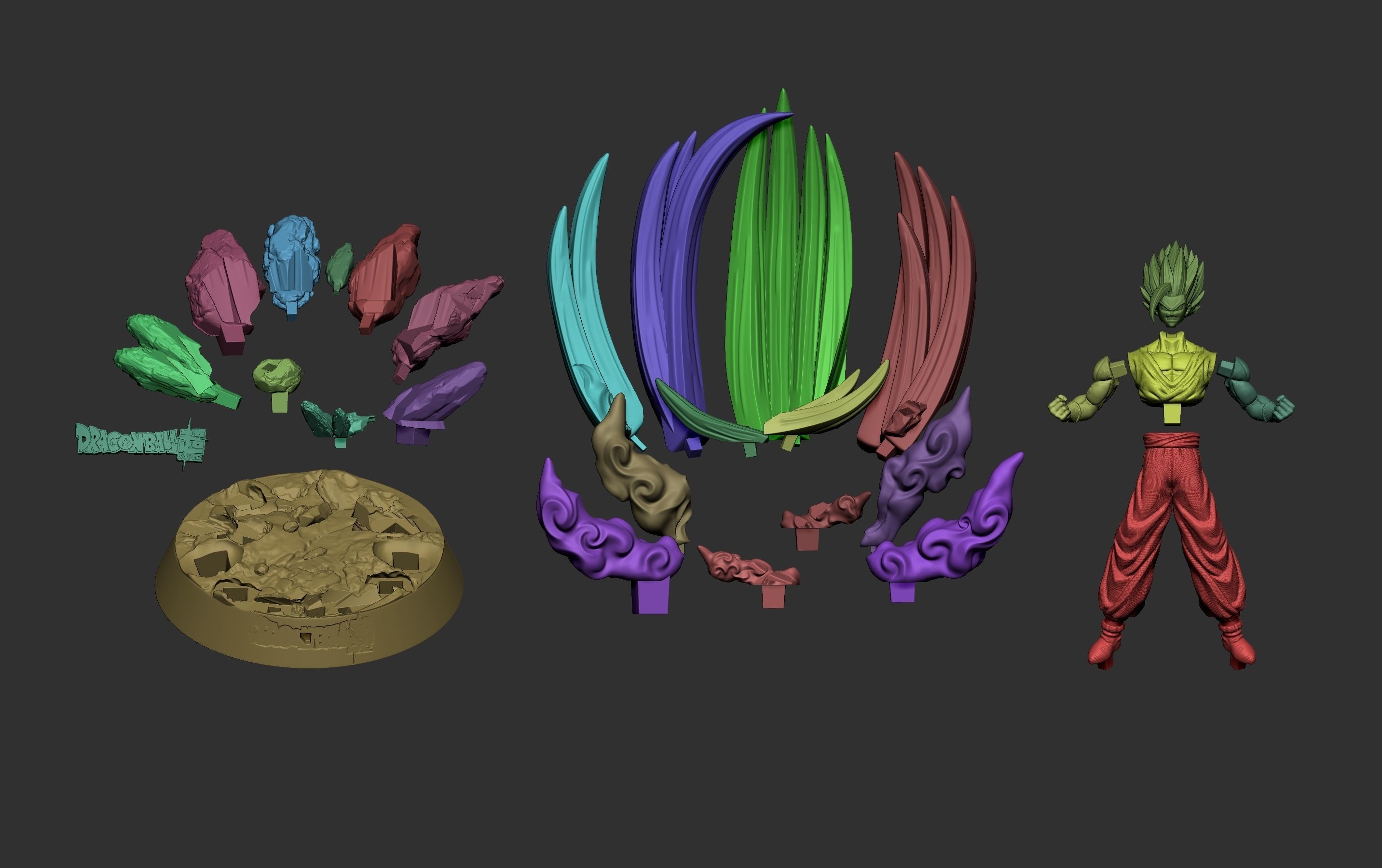 Gohan Beast - Dragon Ball Super 3D model 3D printable | CGTrader