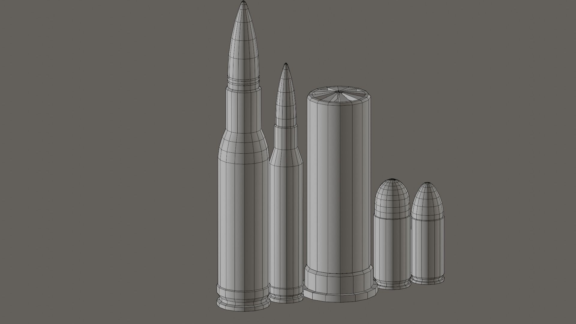 3D model Bullet Pack VR / AR / low-poly | CGTrader