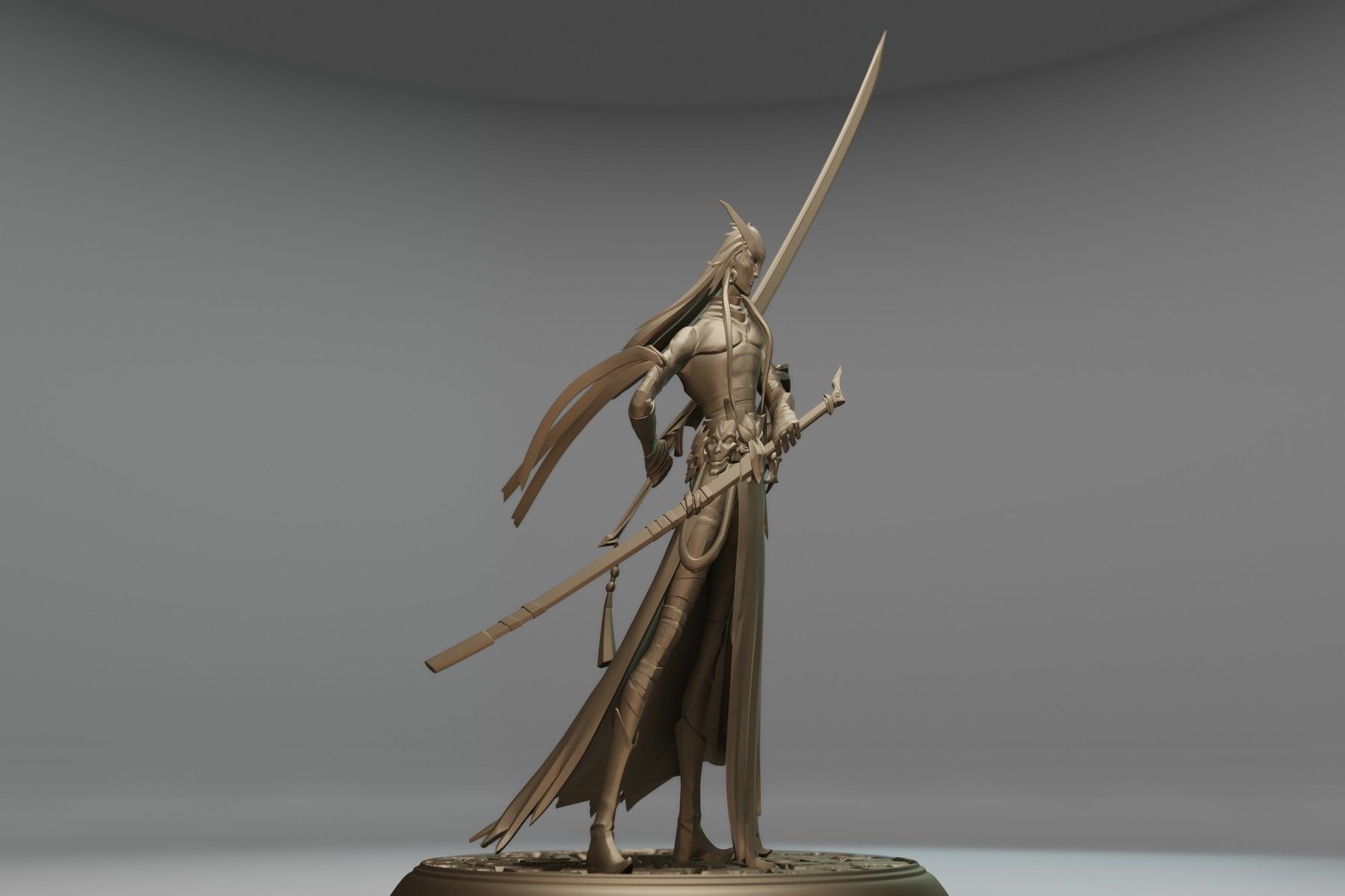 YONE STANDING POSE - LEAGUE OF LEGENDS 3D model 3D printable | CGTrader