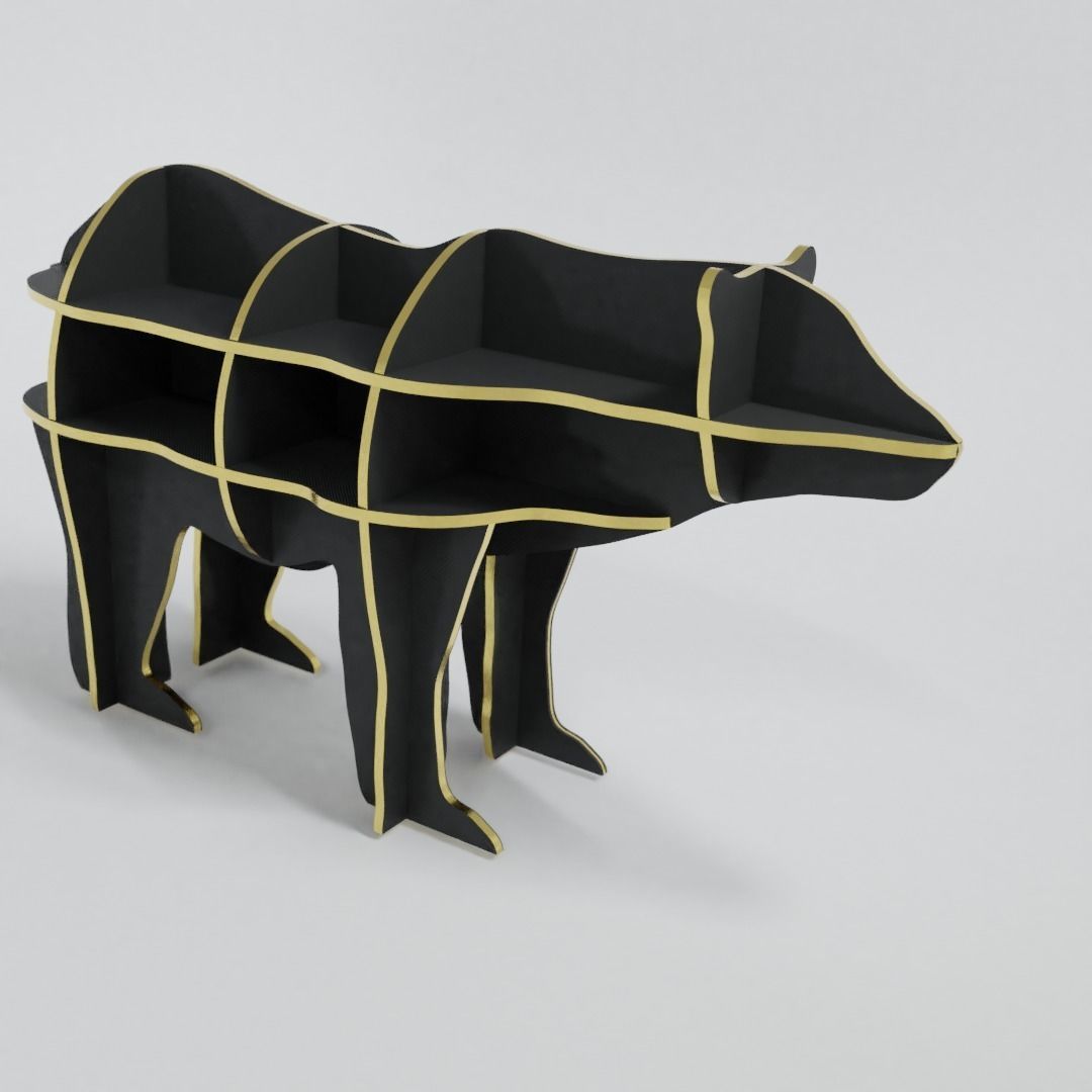Bear structure for 3D printing 3D model 3D printable | CGTrader