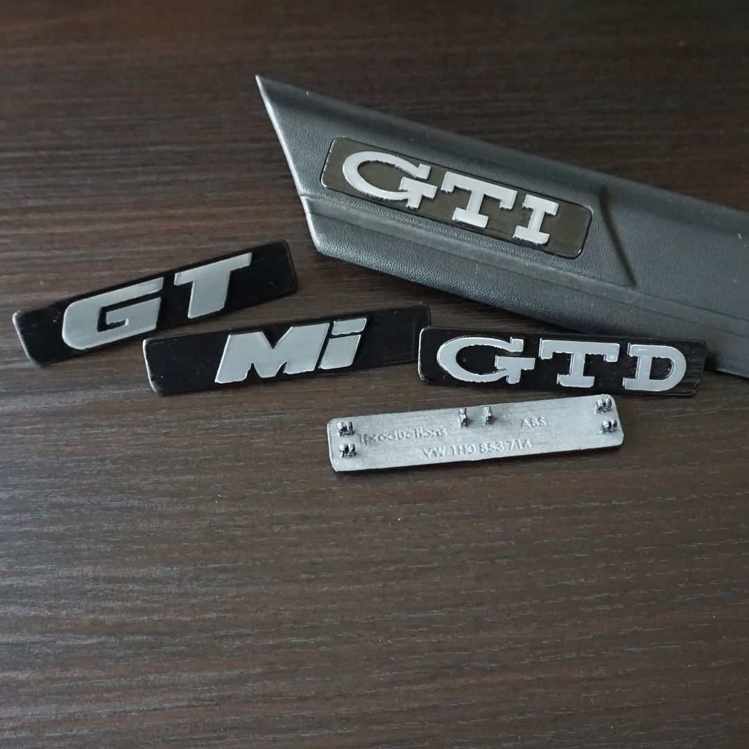 VW Golf - Jetta MK3 Side logo Bundle 3D model 3D printable | CGTrader