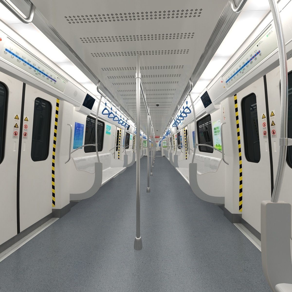 Metro Subway Interior 3D model | CGTrader