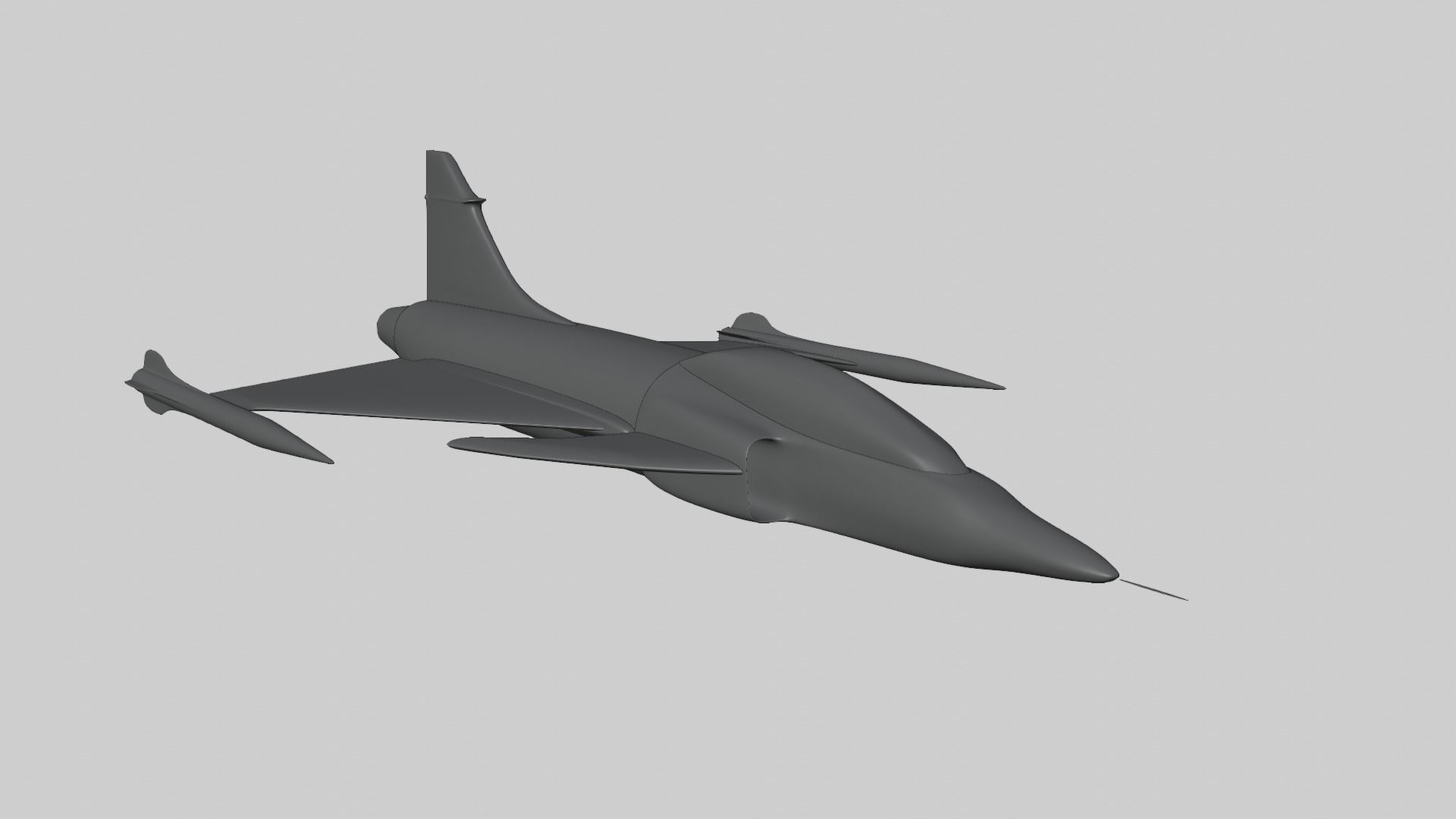 3D model Jas 39 Low-poly rigged and pilot VR / AR / low-poly | CGTrader
