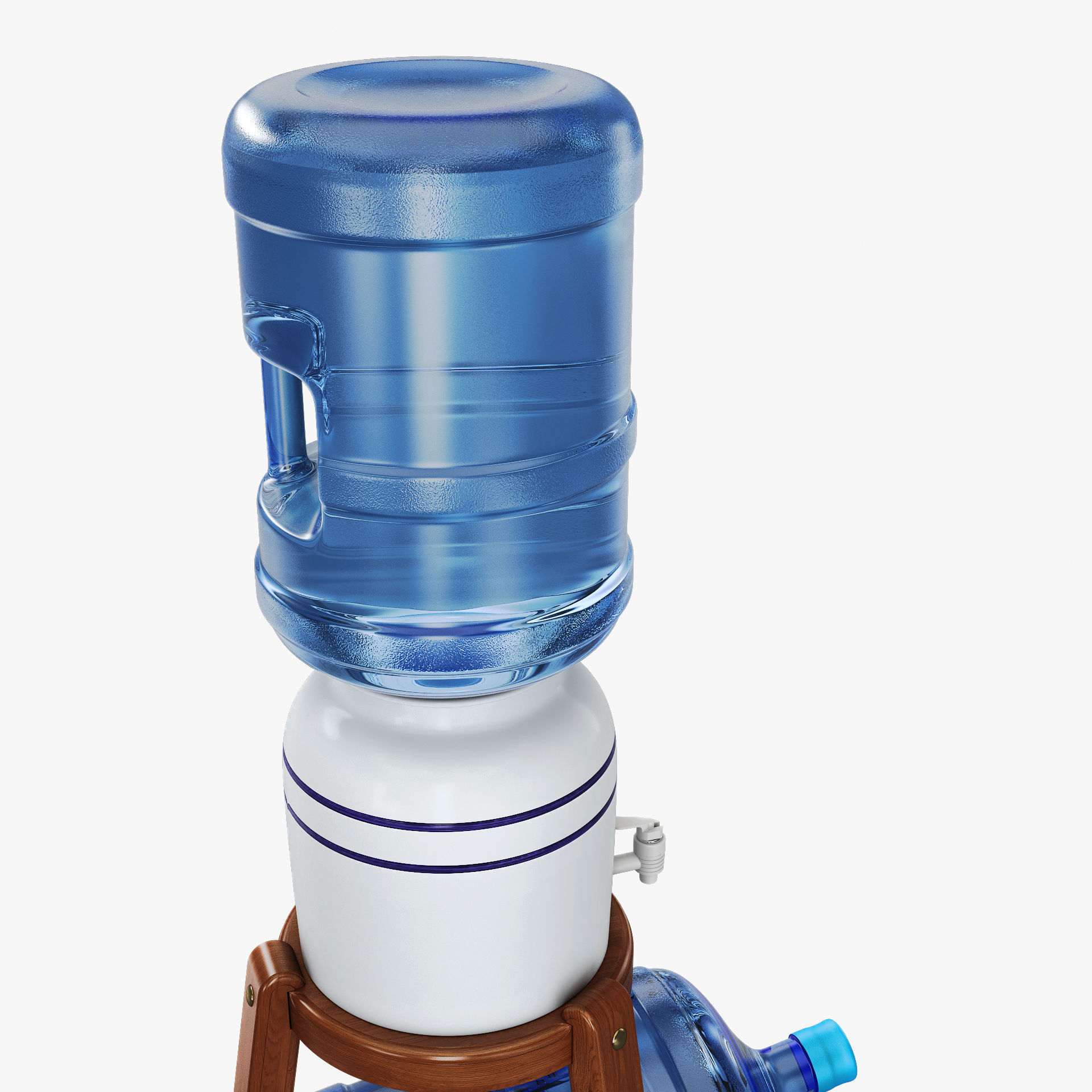 Water Dispenser And Storage Rack M 1 3D model | CGTrader