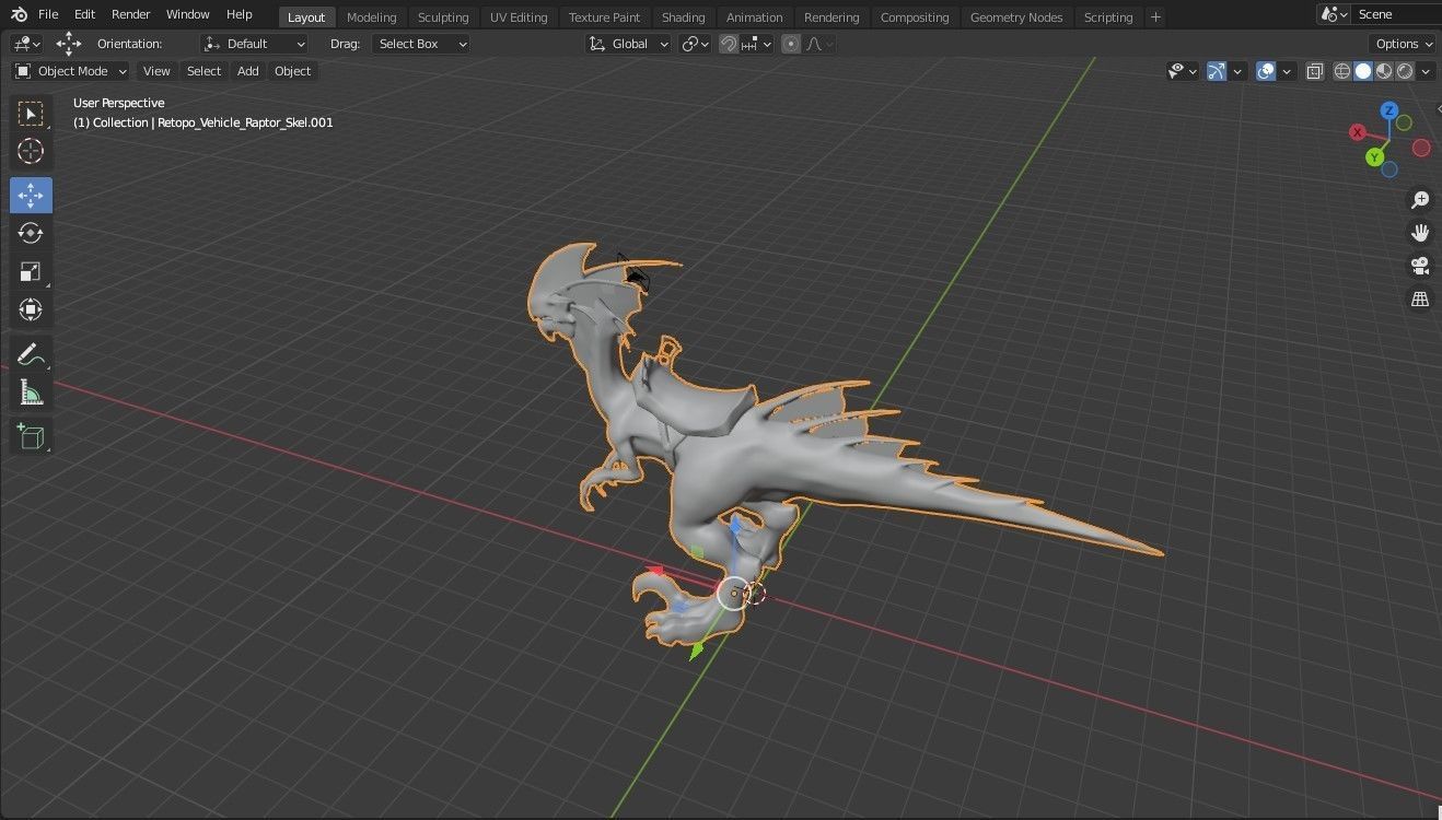 3D model Base Mesh World war Dragon VR / AR / low-poly | CGTrader