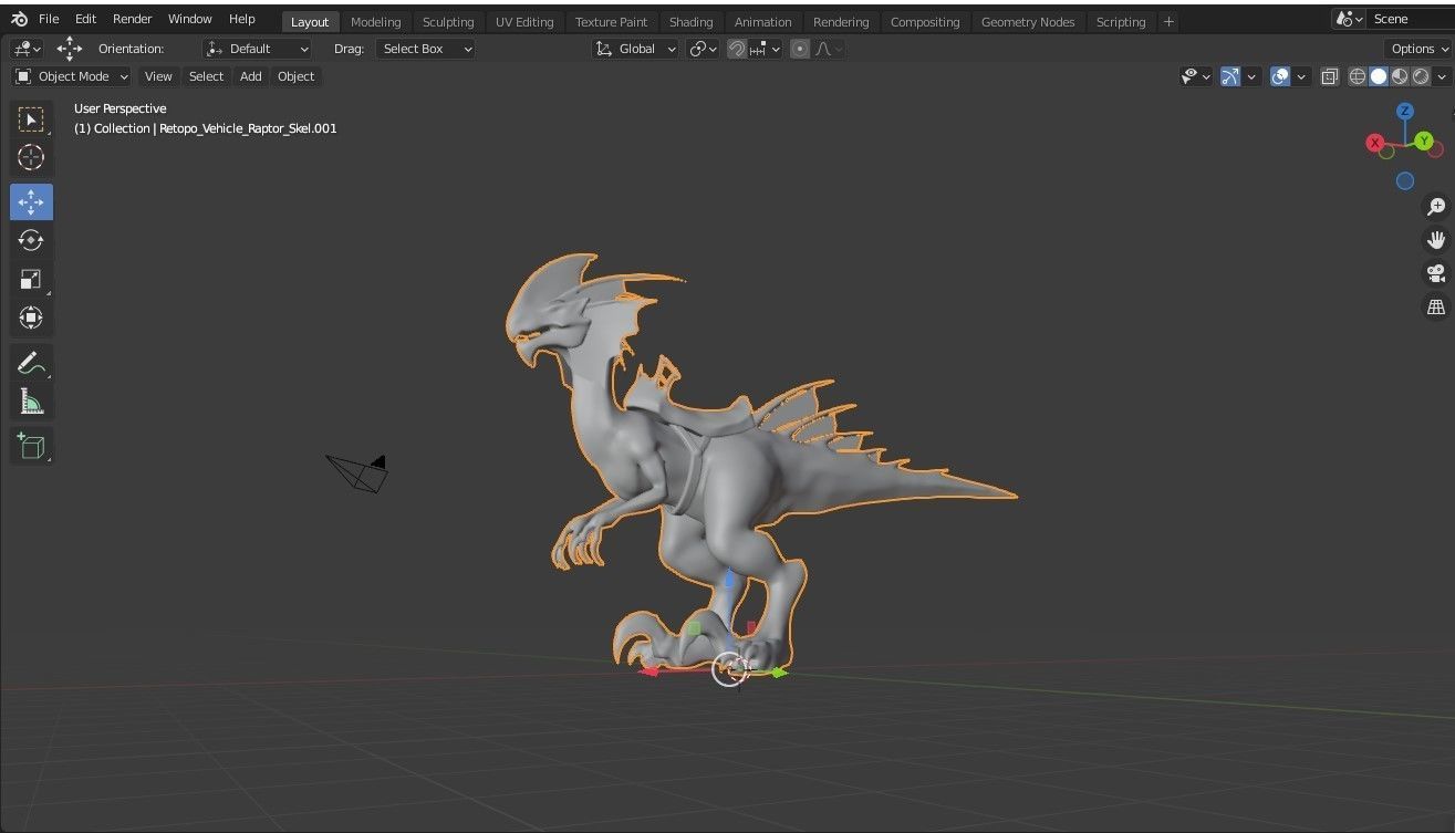 3D model Base Mesh World war Dragon VR / AR / low-poly | CGTrader