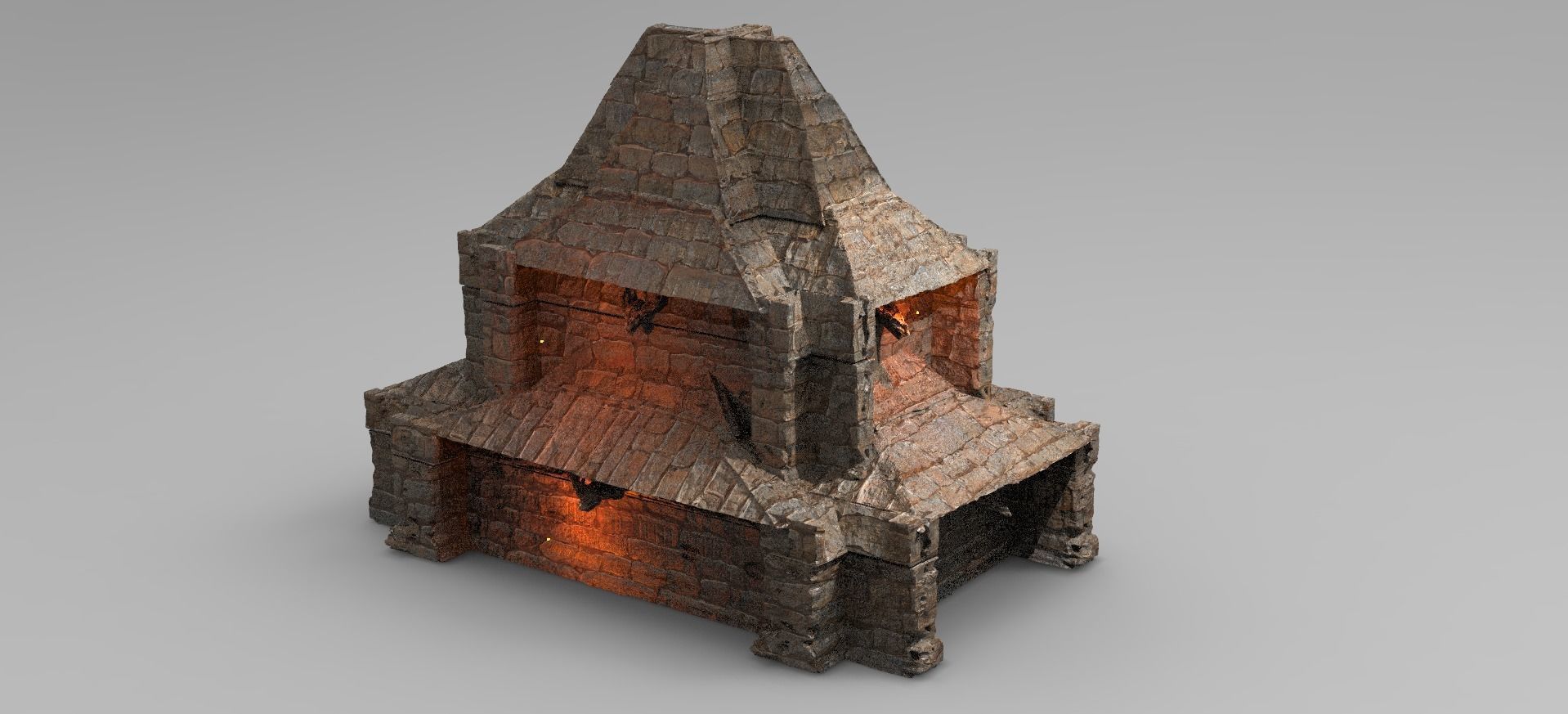 Lizard Town Hall Tower 3D model | CGTrader
