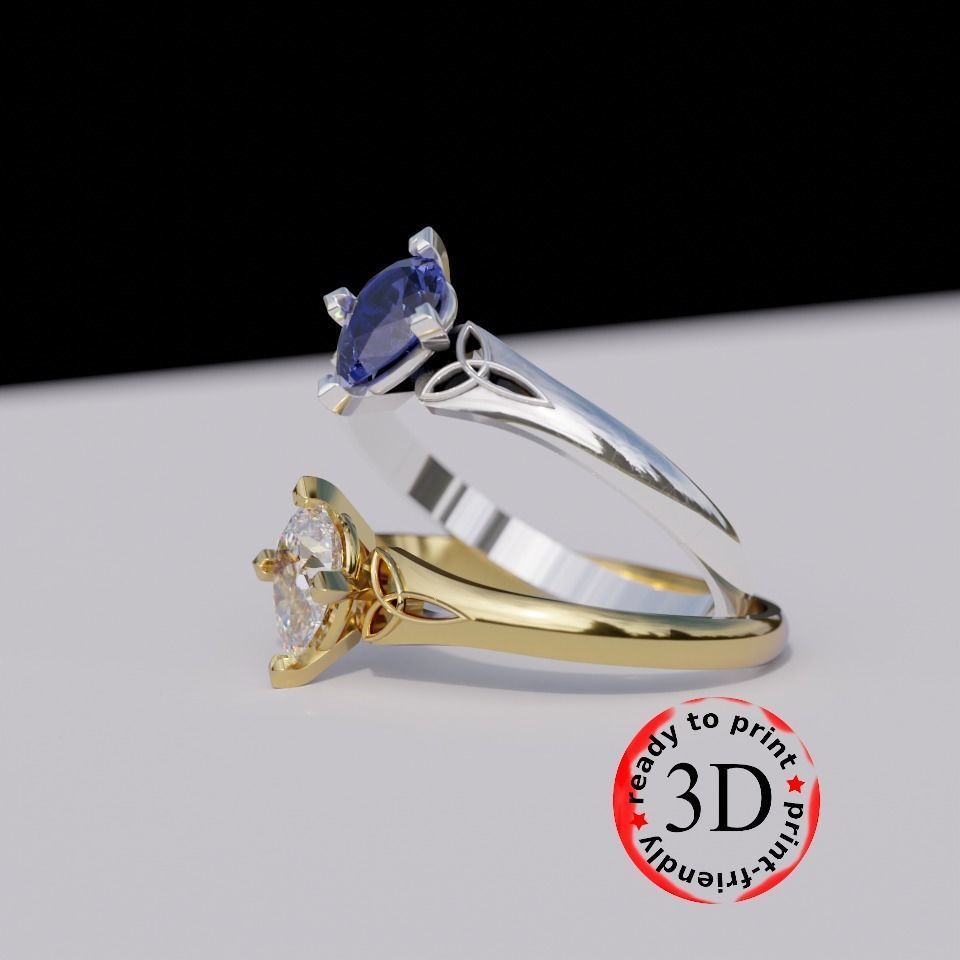 Ring ready and easy to printing 3D print model 3D print free 3D model ...