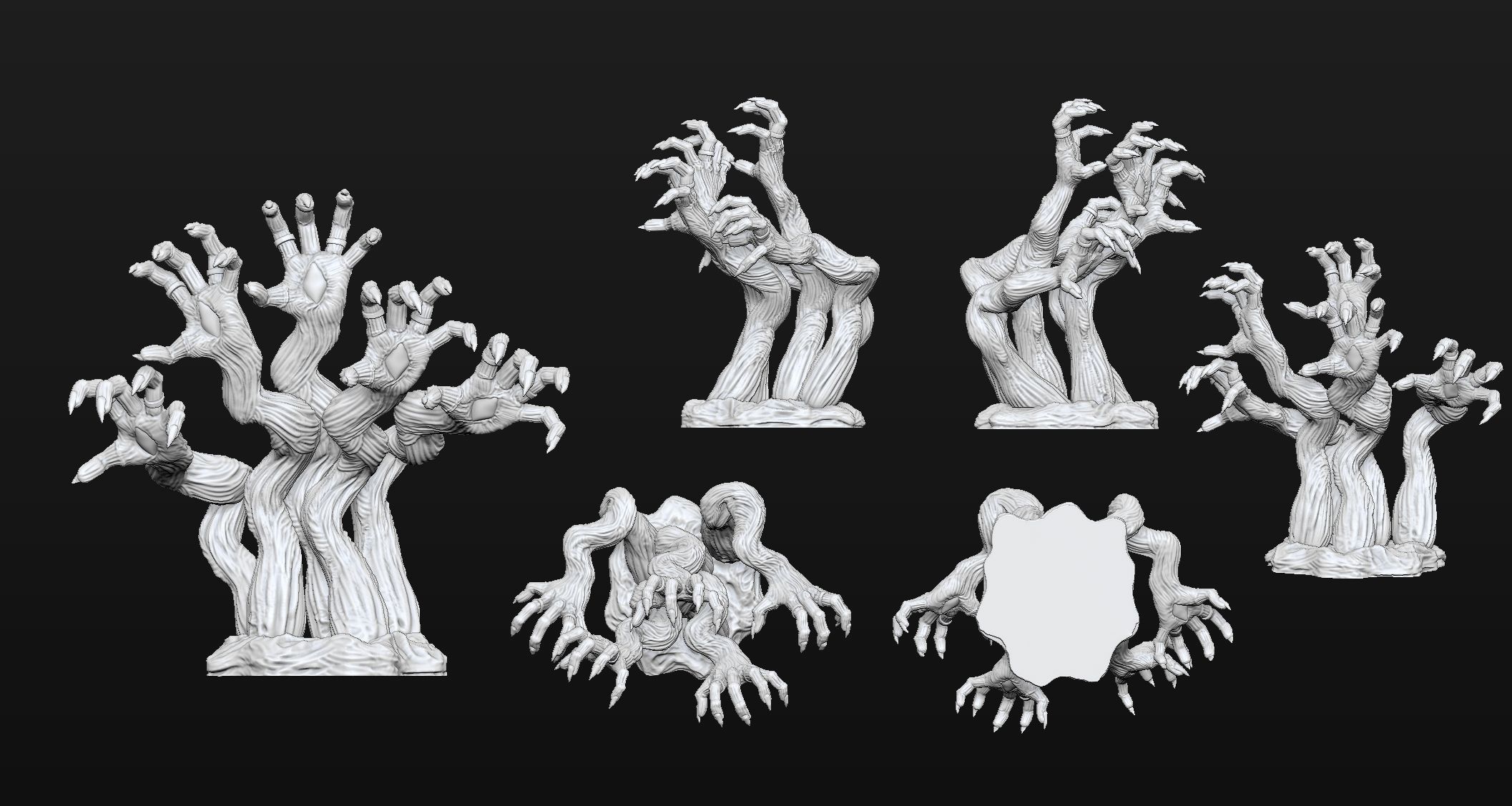 Gloom Hands Zelda Tears of the Kingdom 3D model 3D printable | CGTrader