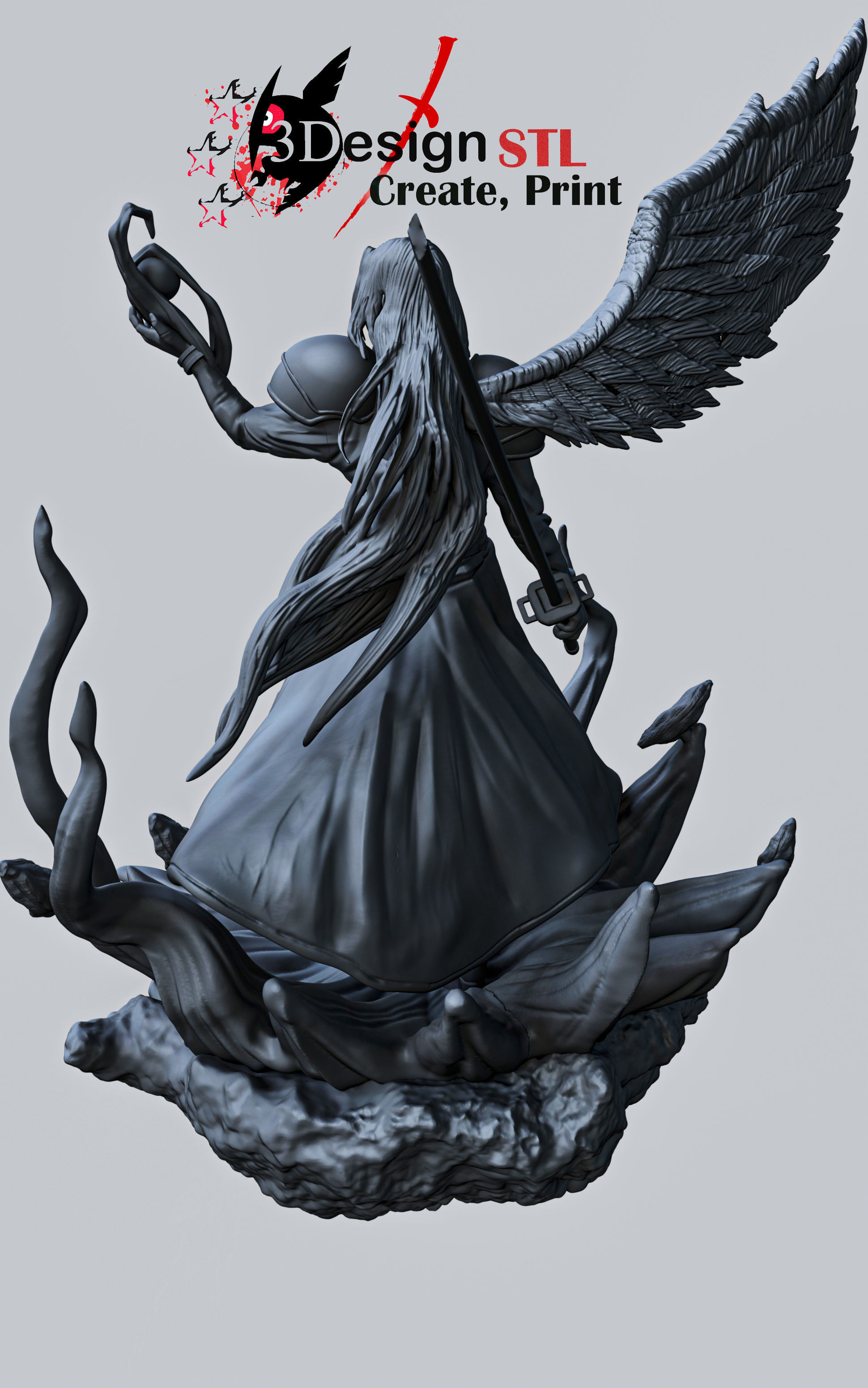 shepiroth - SEPHIROTH 3D model 3D printable | CGTrader