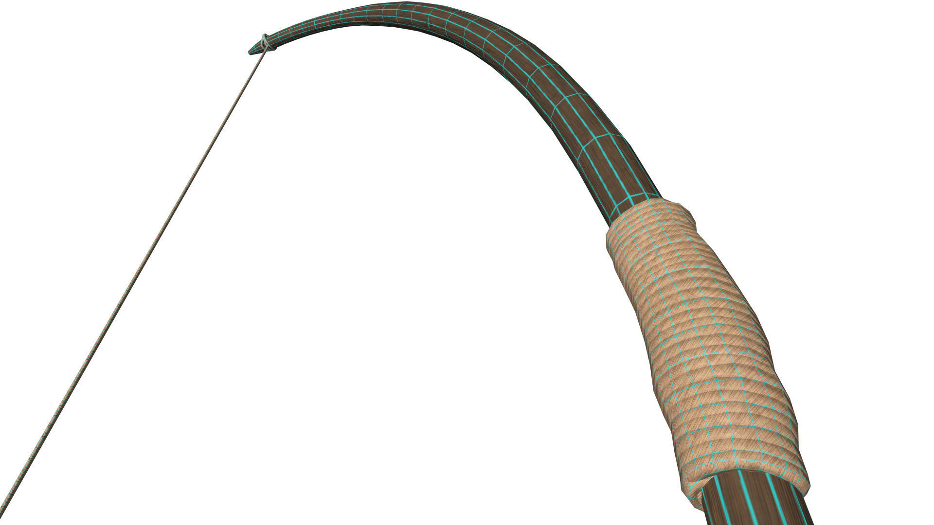 3D model Bow of arrow VR / AR / low-poly | CGTrader