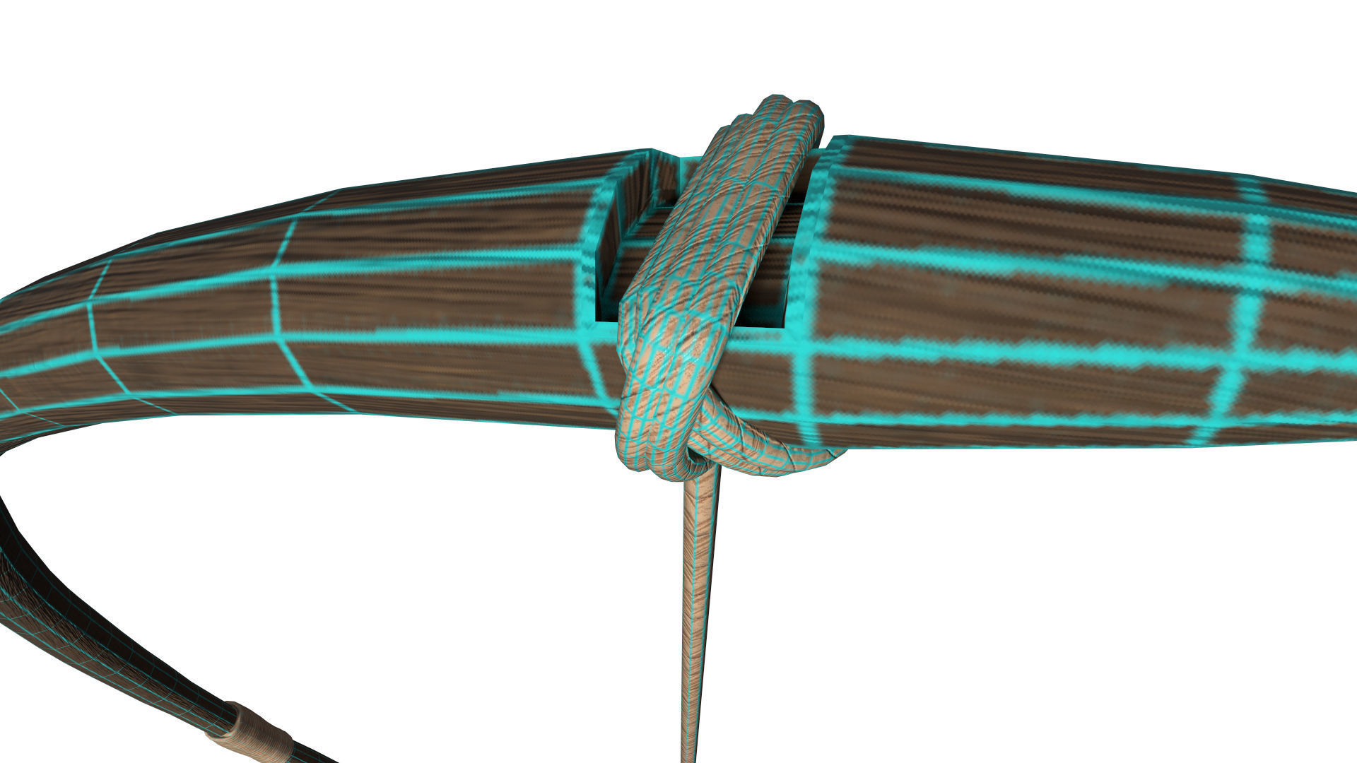 3D model Bow of arrow VR / AR / low-poly | CGTrader