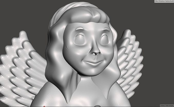 angel 3D model 3D printable | CGTrader