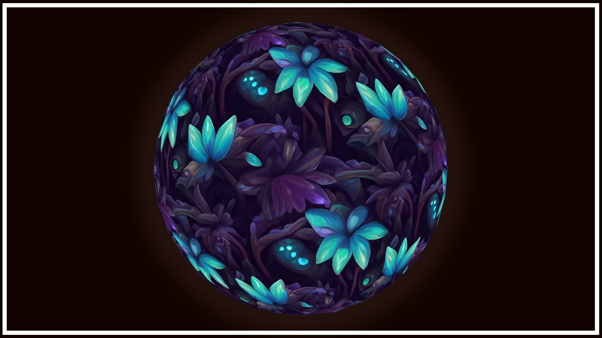 Texture Dark Forest Flowers -- 20 TEXTURES -- Hand-painted ---PACK 2 ...