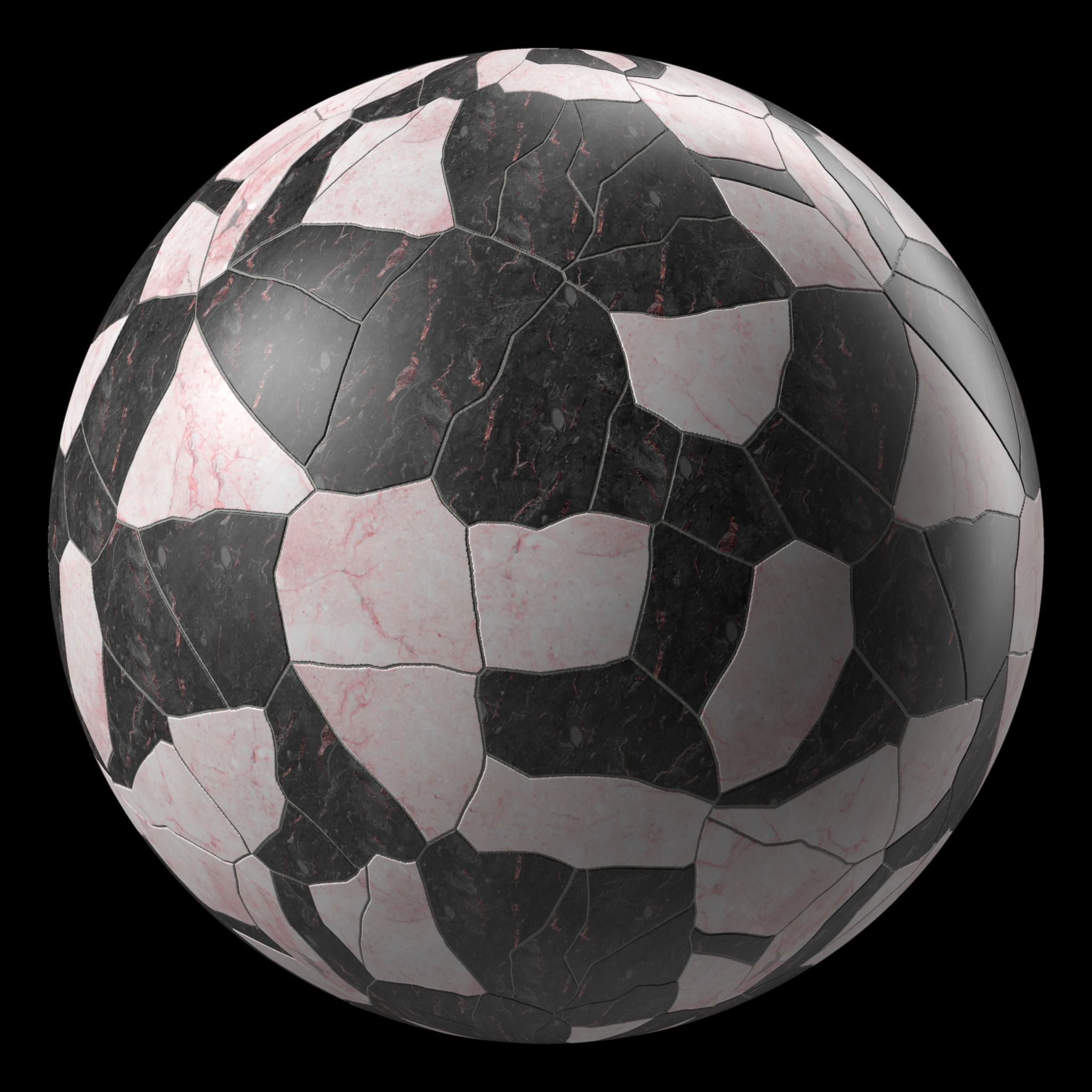 3D model Marble Tile Materials 14- Marble Mixed by Stone Pbr 4k ...