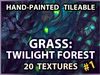 Texture Grass Twilight Forest Floor -20 TEXTURES- Handpainted--PACK 1 ...