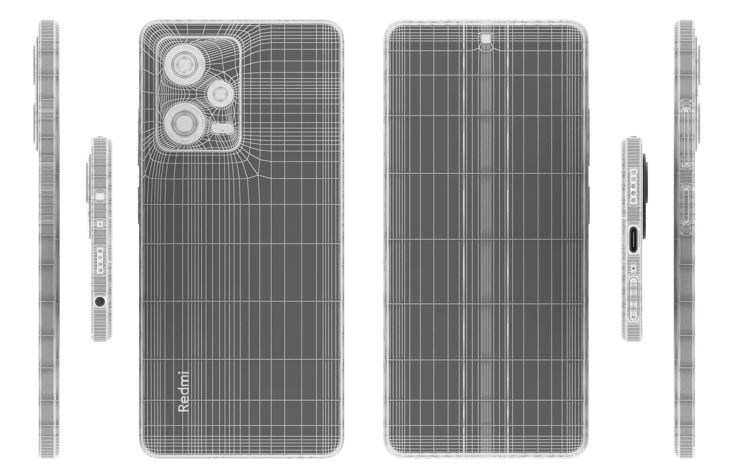 Xiaomi Redmi Note 12 Pro Blue 3D model | CGTrader