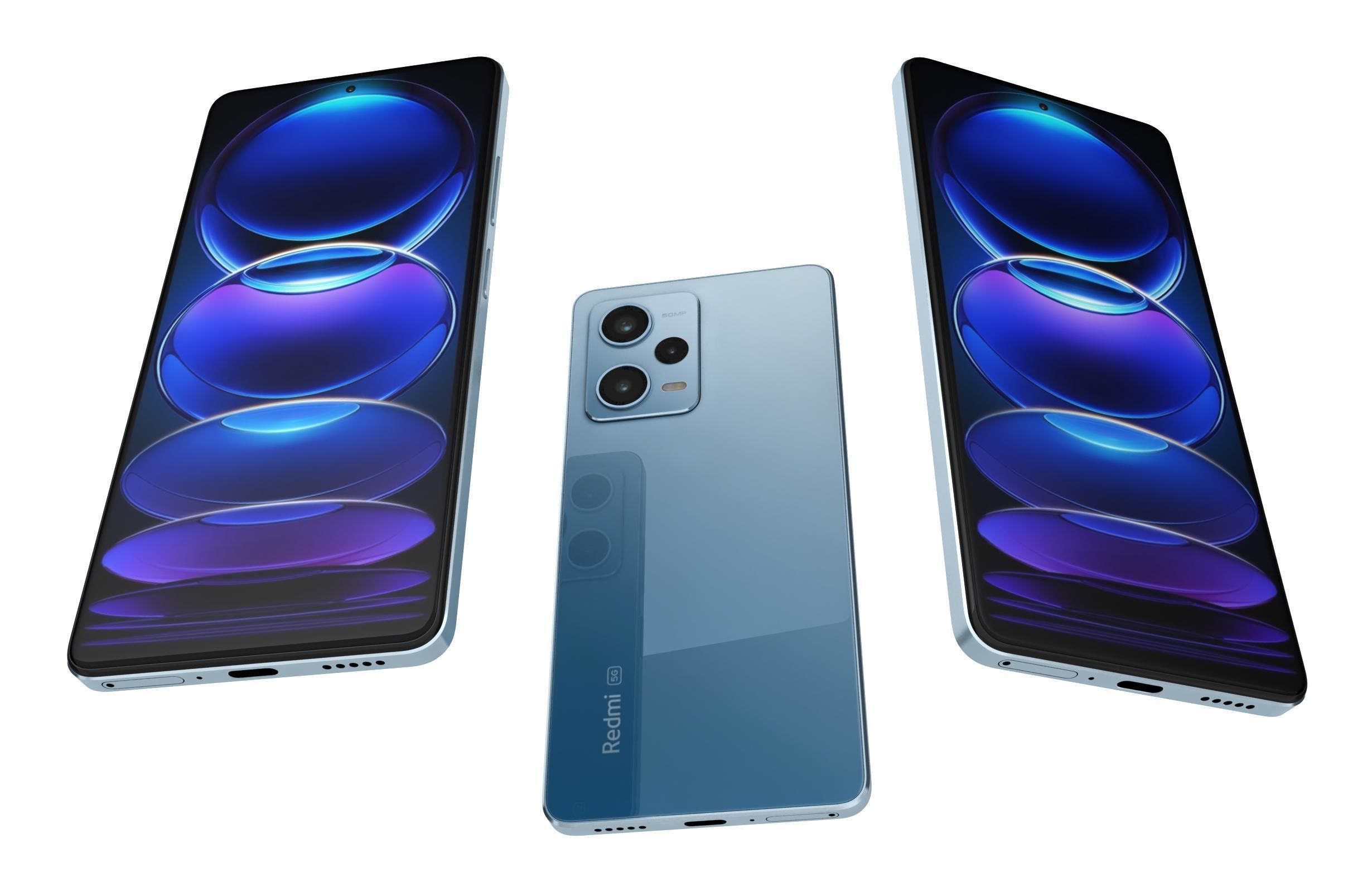 Xiaomi Redmi Note 12 Pro Blue 3D model | CGTrader