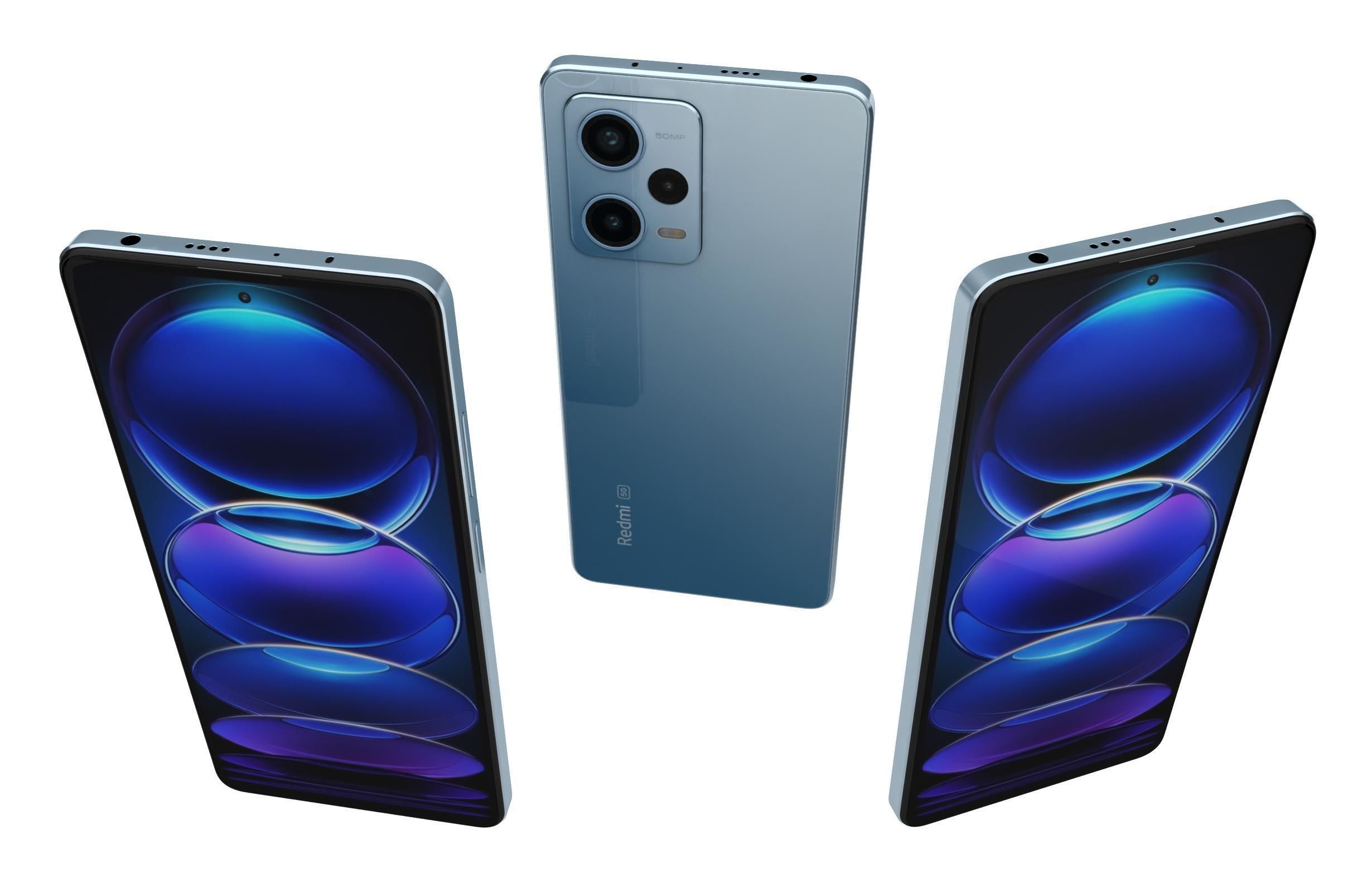Xiaomi Redmi Note 12 Pro Blue 3D model | CGTrader
