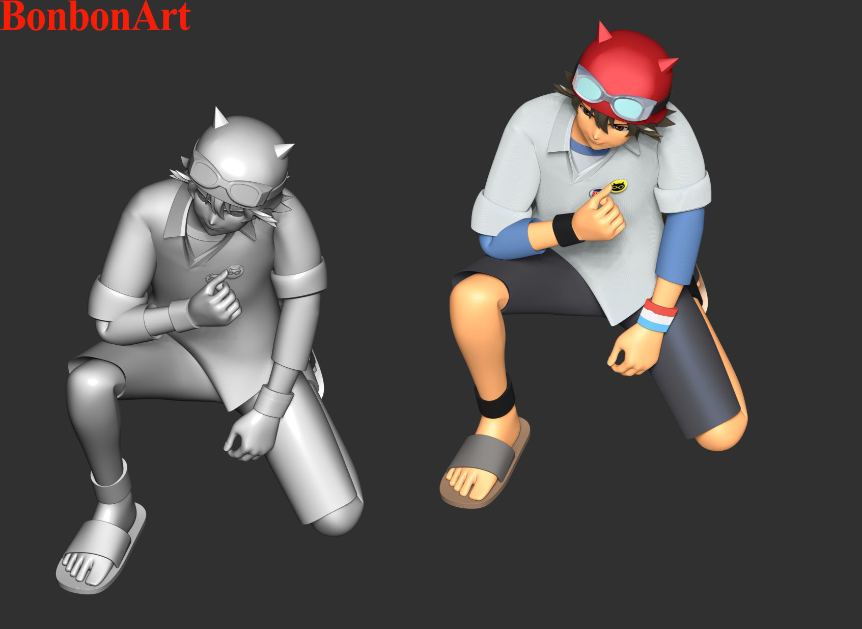 Fujisak - Sket Dan 3D model 3D printable | CGTrader