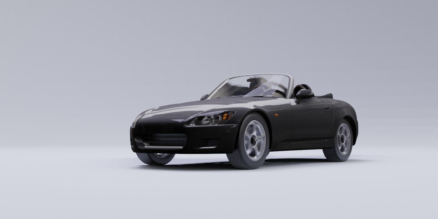 Honda S2000 model in Blender 3D model | CGTrader