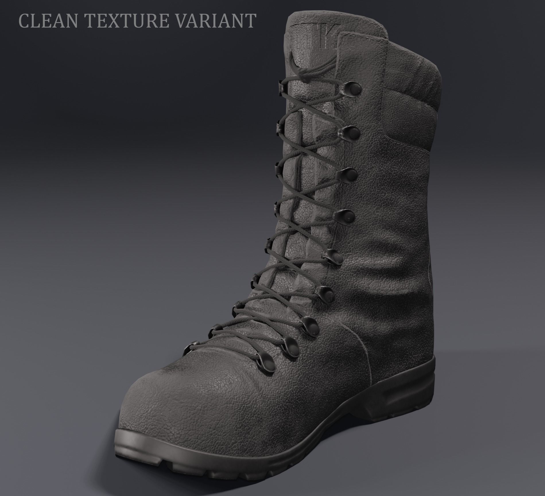 3D model Russian VKPO Demi-Season Combat Boots VR / AR / low-poly ...