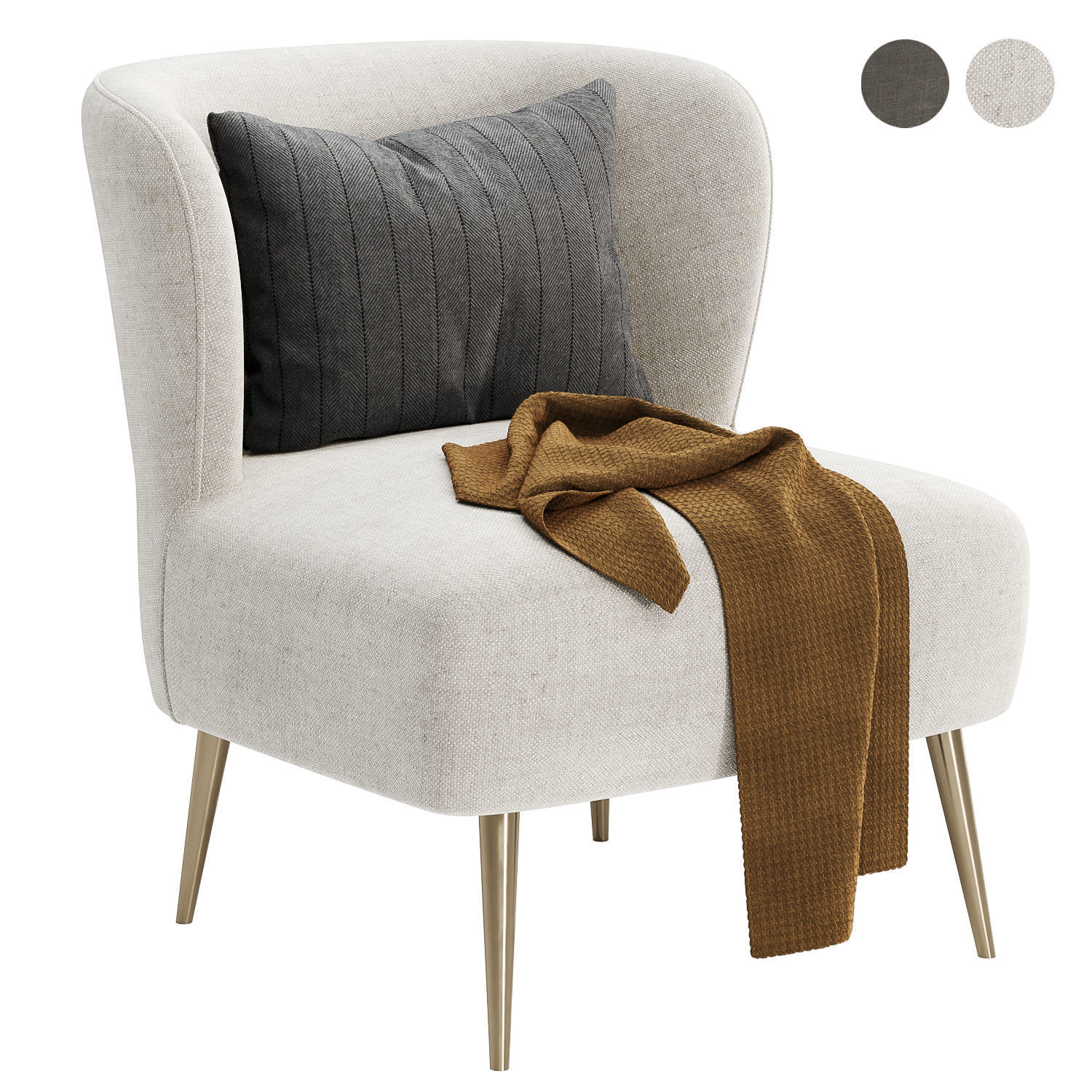 Soileau Accent chair 3D model | CGTrader