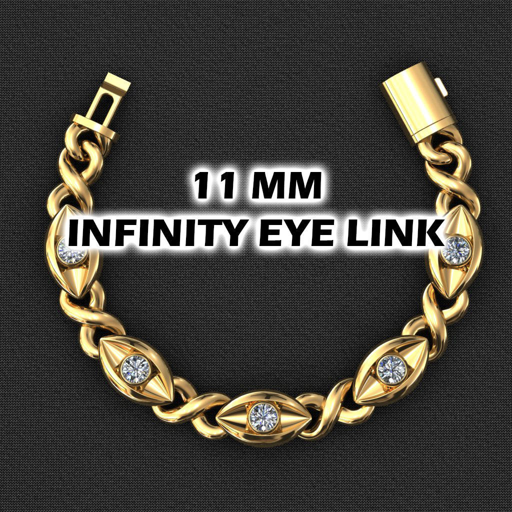 11 MM INFINITY EYE LINK 3D model 3D printable | CGTrader