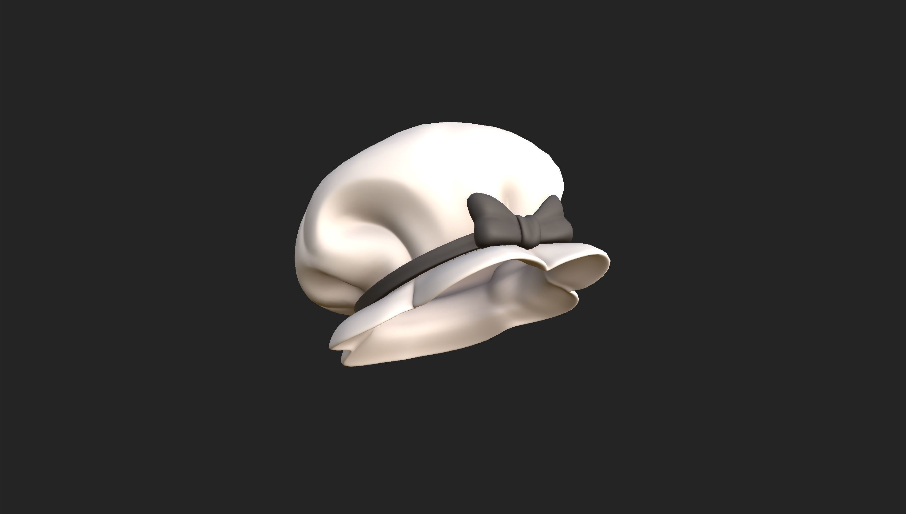 Hat007 Maid Hat 3D model | CGTrader