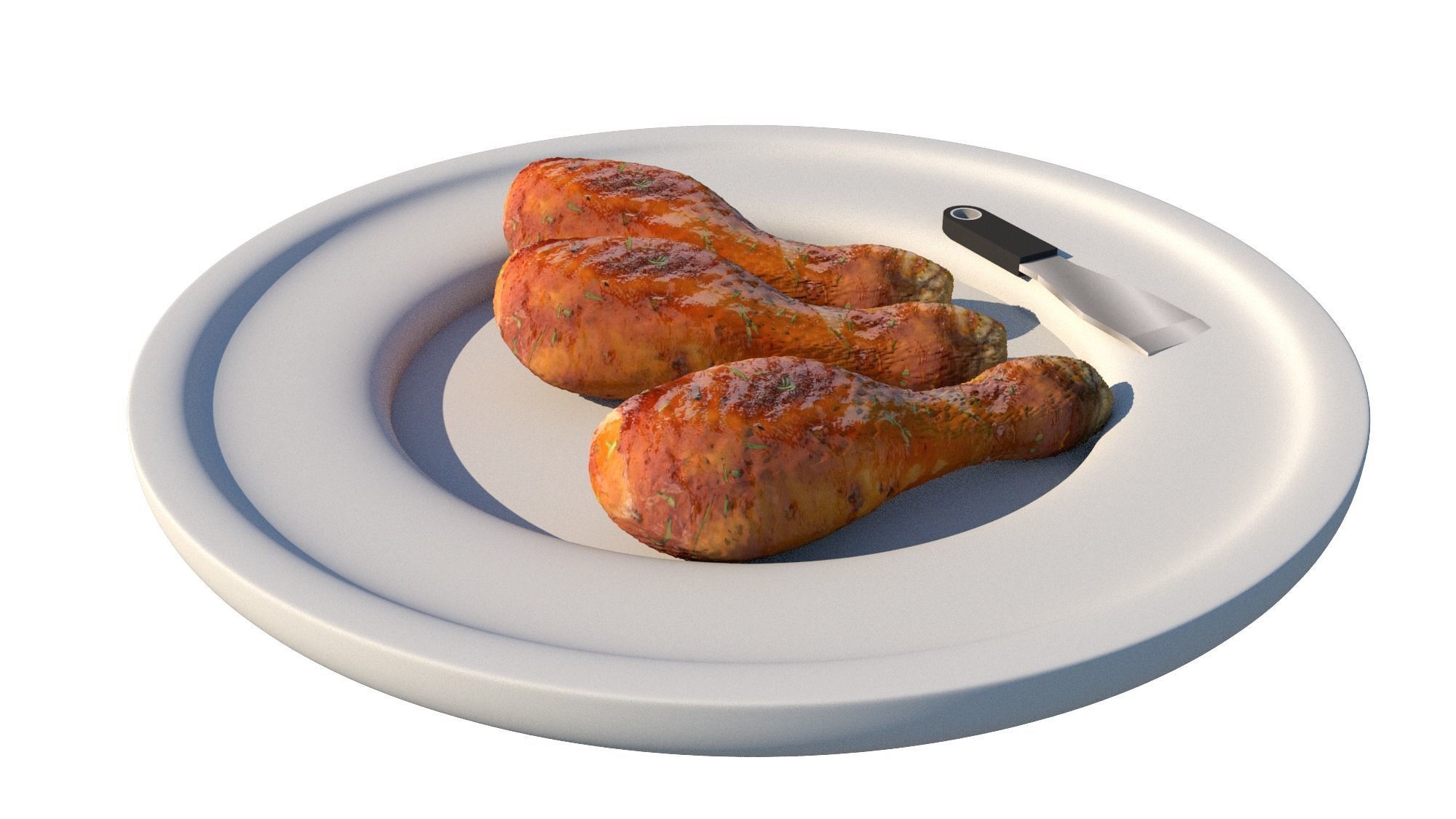 chicken piece 3d model 3D model | CGTrader