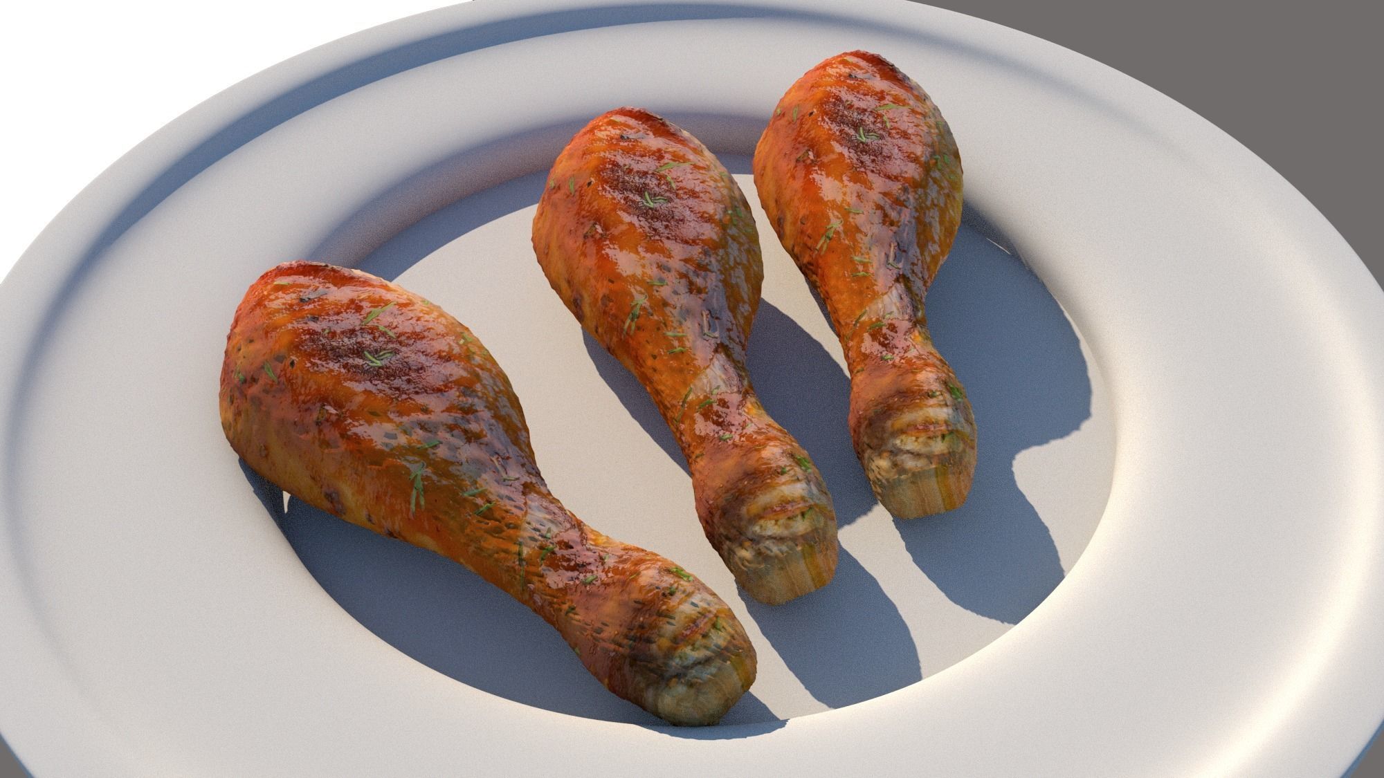 chicken piece 3d model 3D model | CGTrader