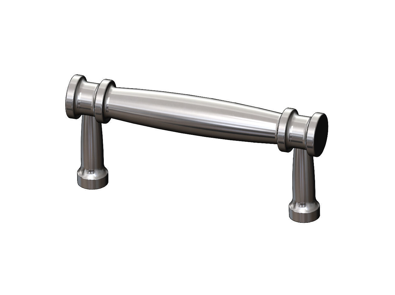 Cabinet drawer handle and pull N005 miniset 3D model 3D printable ...