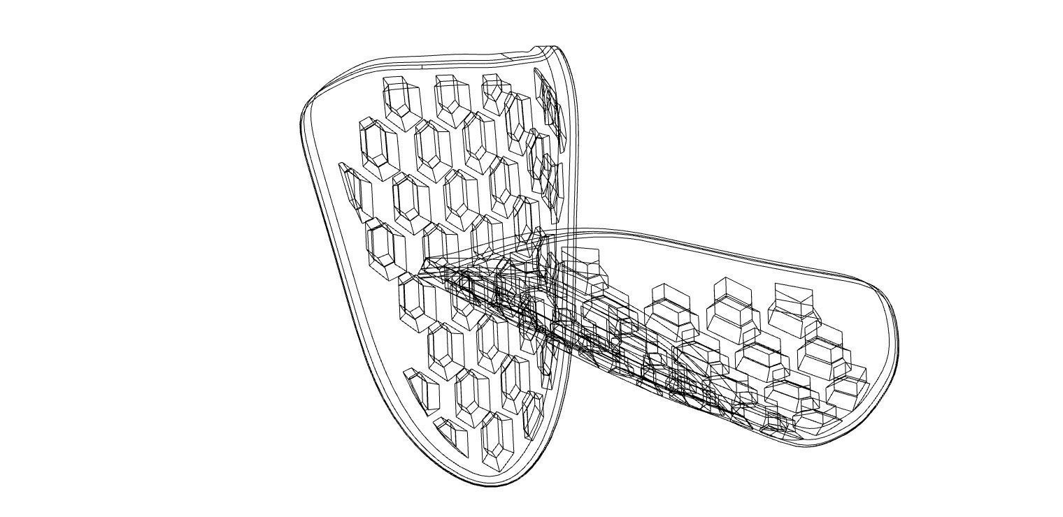 Shinguards for football soccer 3d print model 3D model 3D printable ...