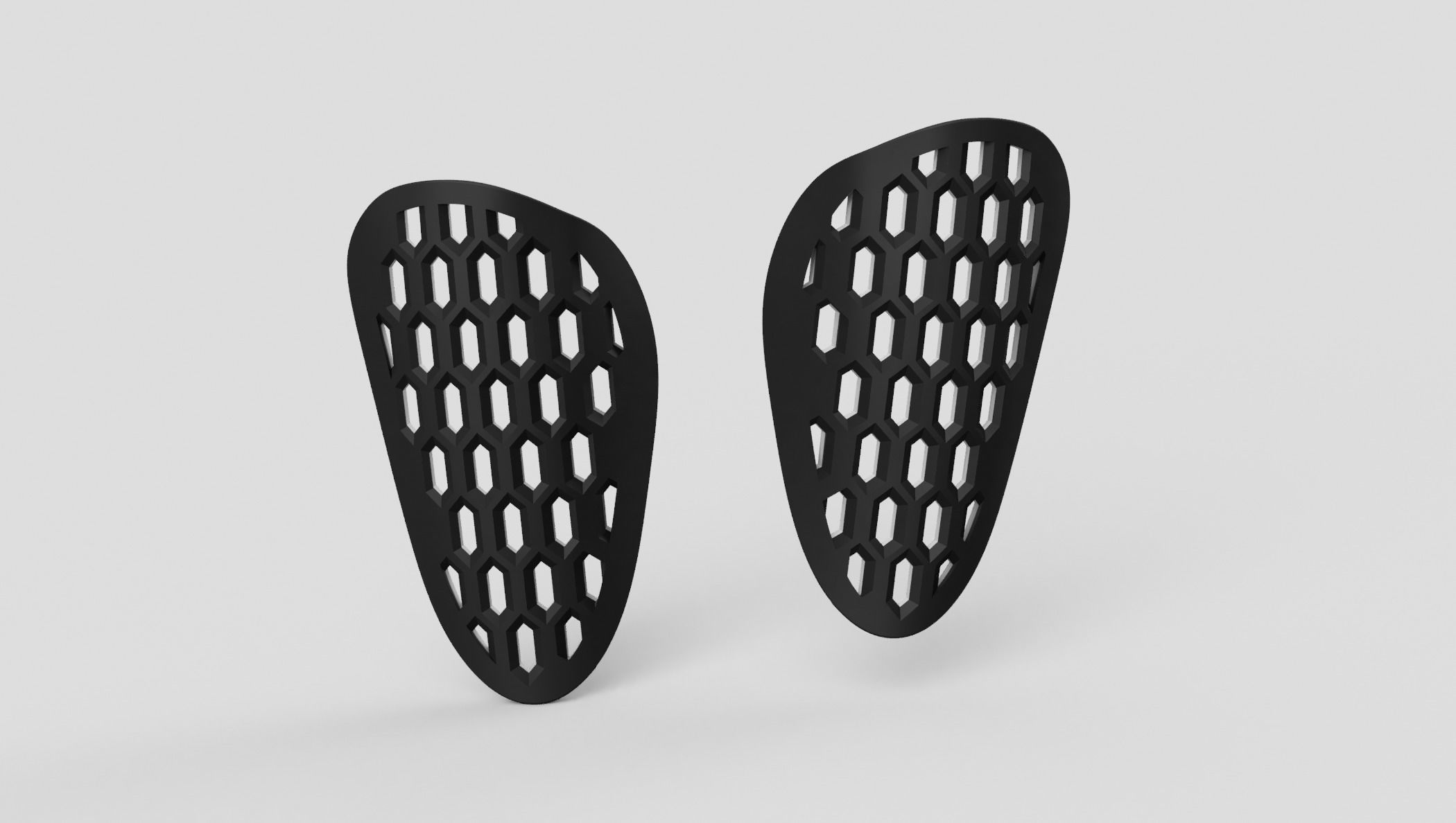 Shinguards for football soccer 3d print model 3D model 3D printable ...