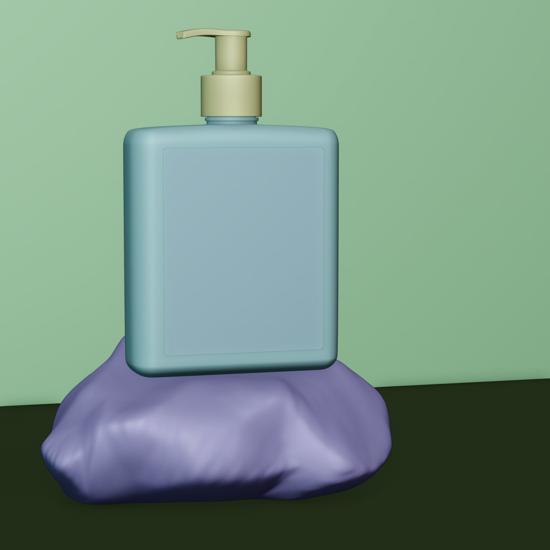 Luxury Shower Gel Bottle Packaging 3D model | CGTrader