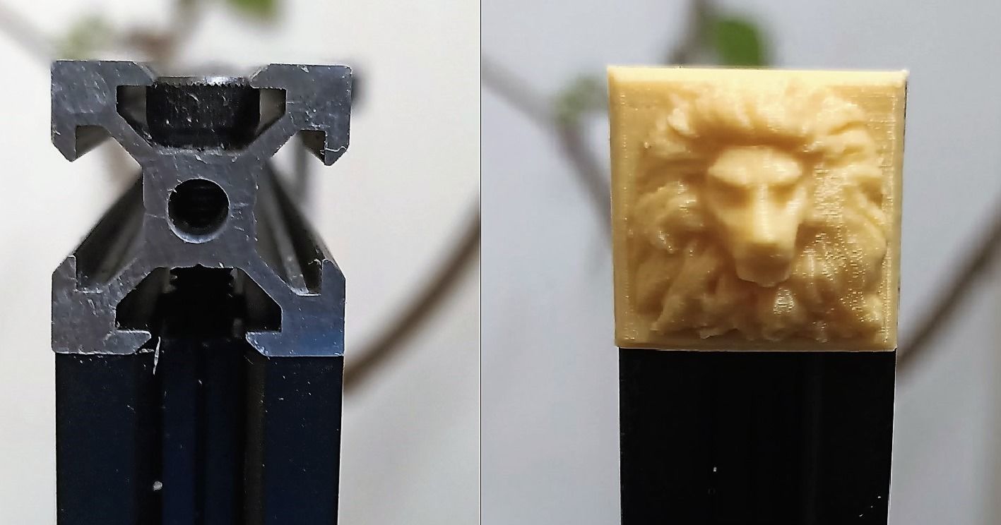 EXTRUSION END CAP 3D model 3D printable | CGTrader