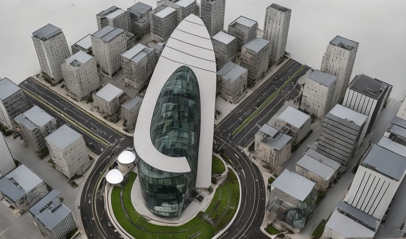 3D model skyscraper ultra modern Building VR / AR / low-poly | CGTrader
