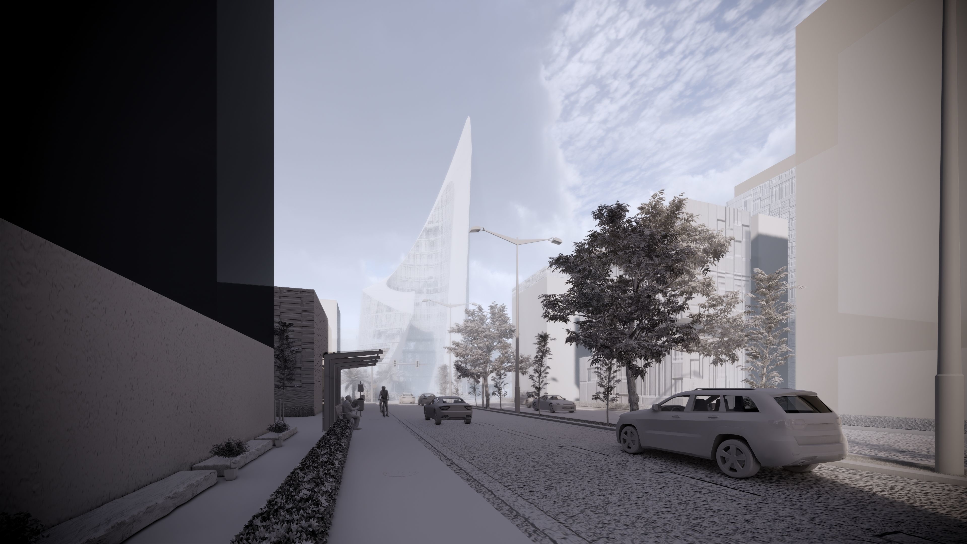 3D model skyscraper ultra modern Building VR / AR / low-poly | CGTrader