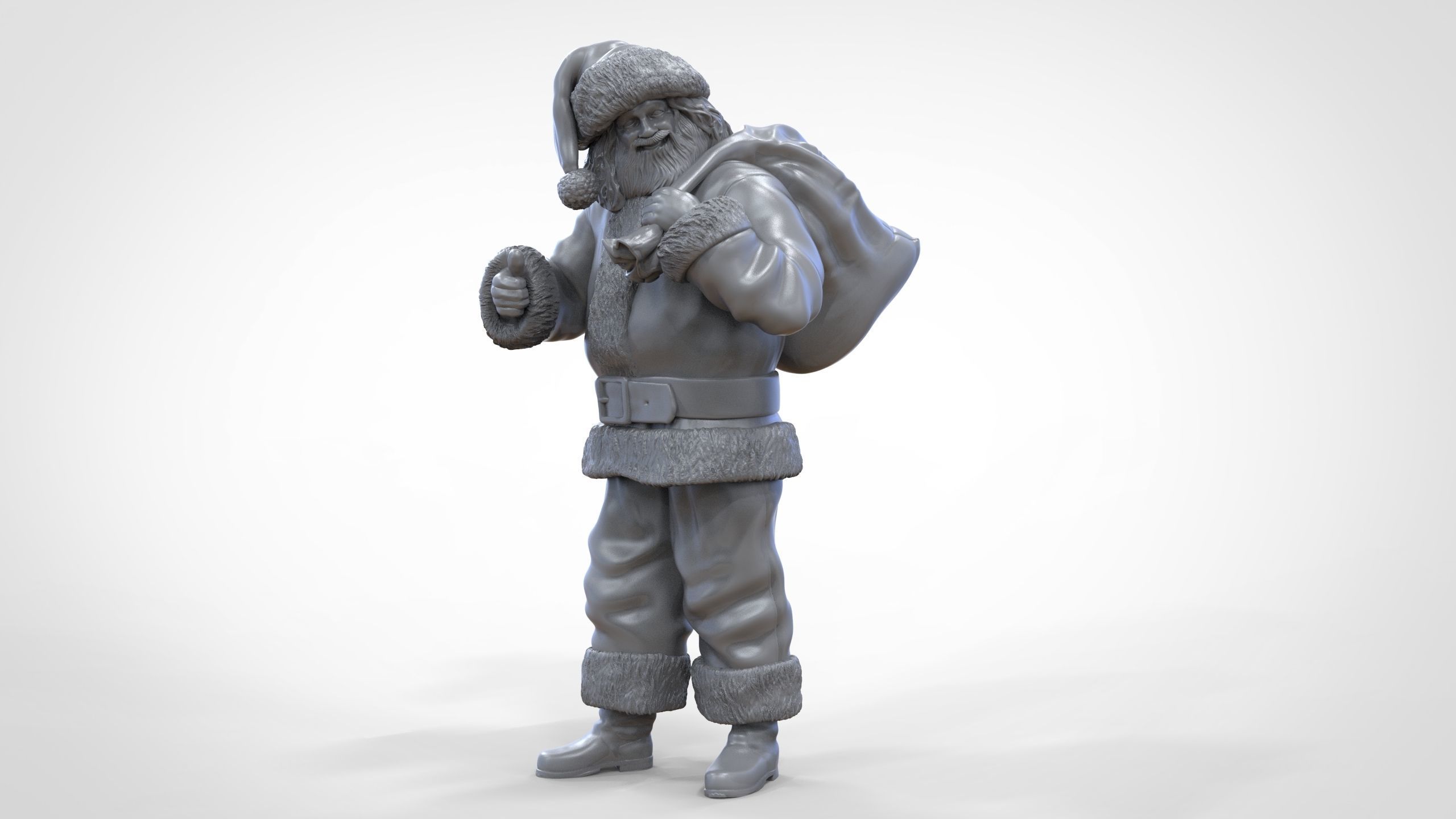 Christmas Collection 3 Santa Claus Christmas tree stuff 3D model 3D ...