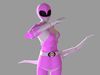 Super rangers Pink ranger Action figure 3D model 3D printable | CGTrader