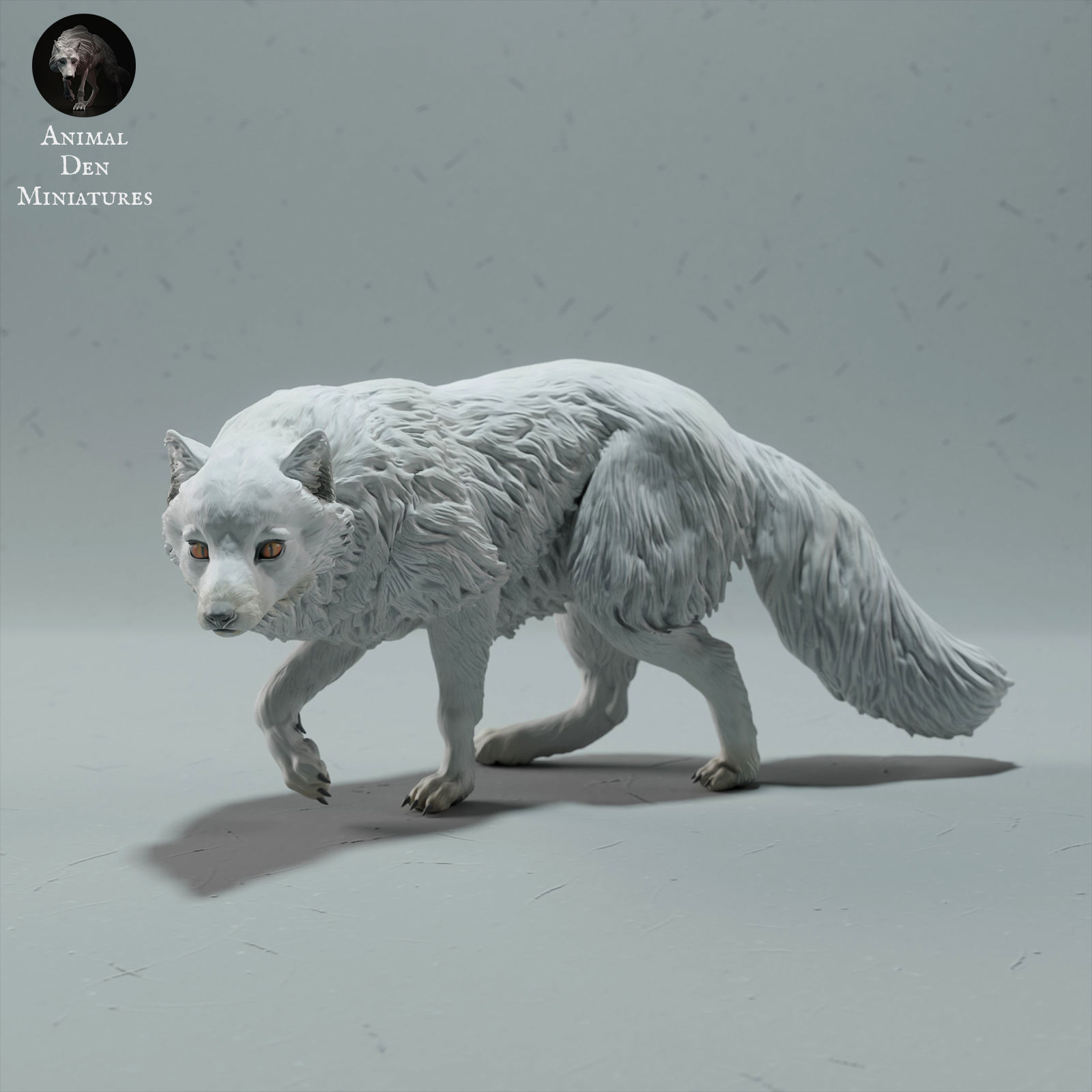 Arctic Fox 3D model 3D printable | CGTrader