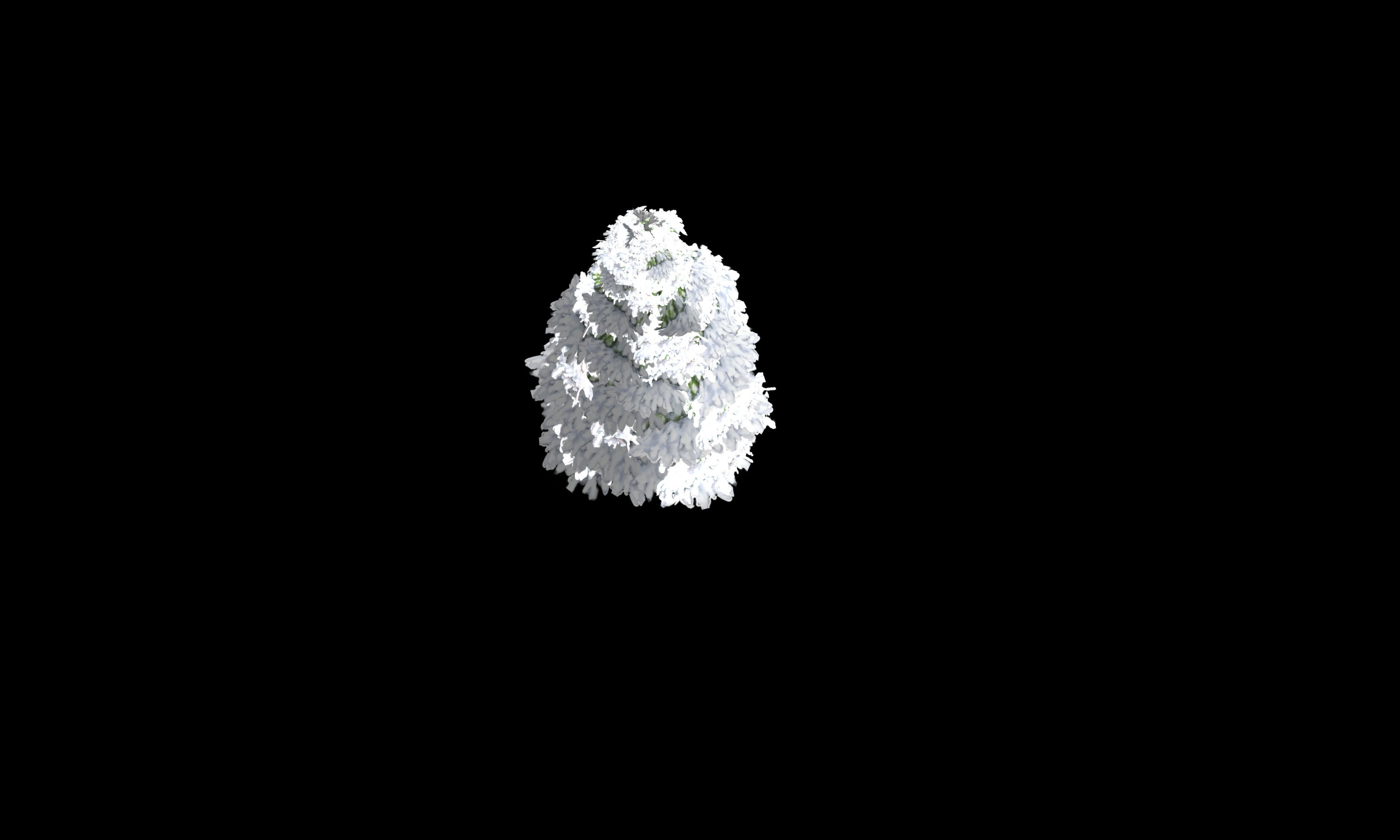 3D model Low Poly Trees Snow VR / AR / low-poly | CGTrader