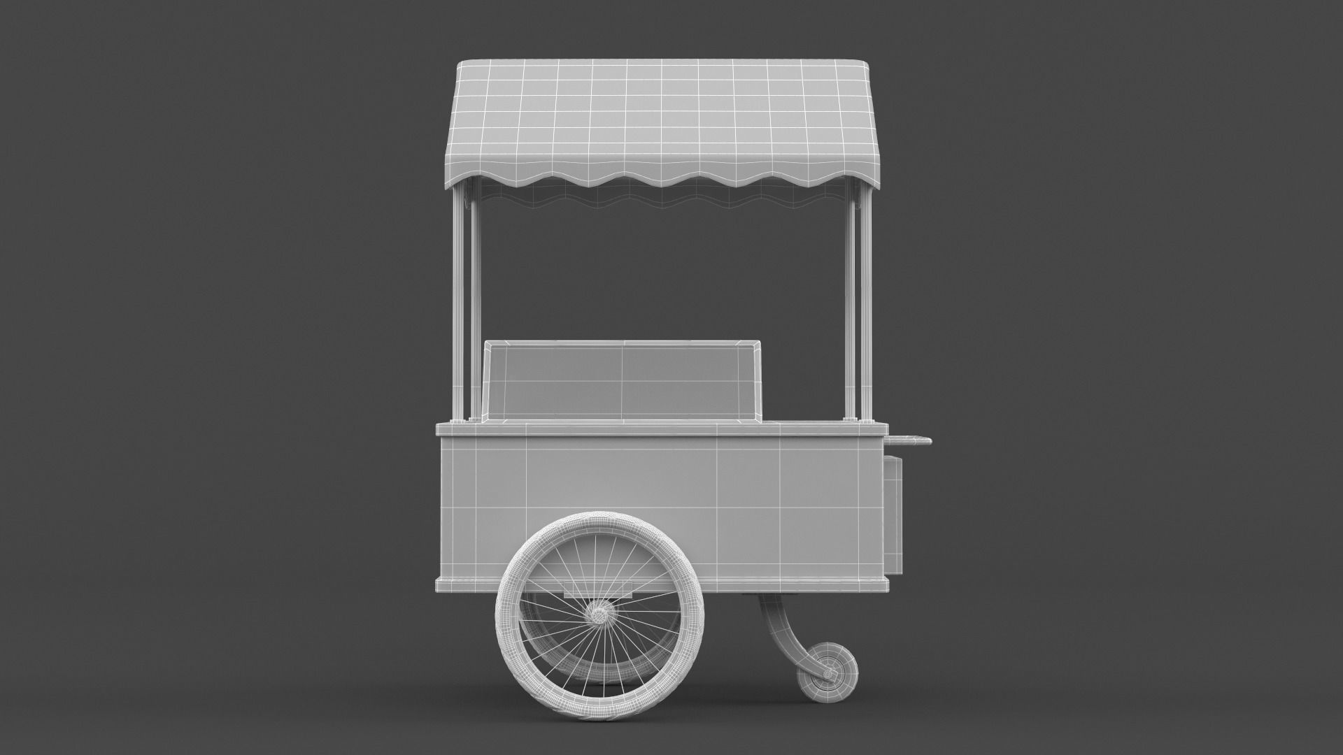 Ice Cream Cart 3D model | CGTrader