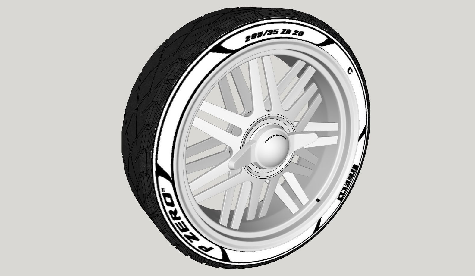 Car tuning wheel 3D model | CGTrader