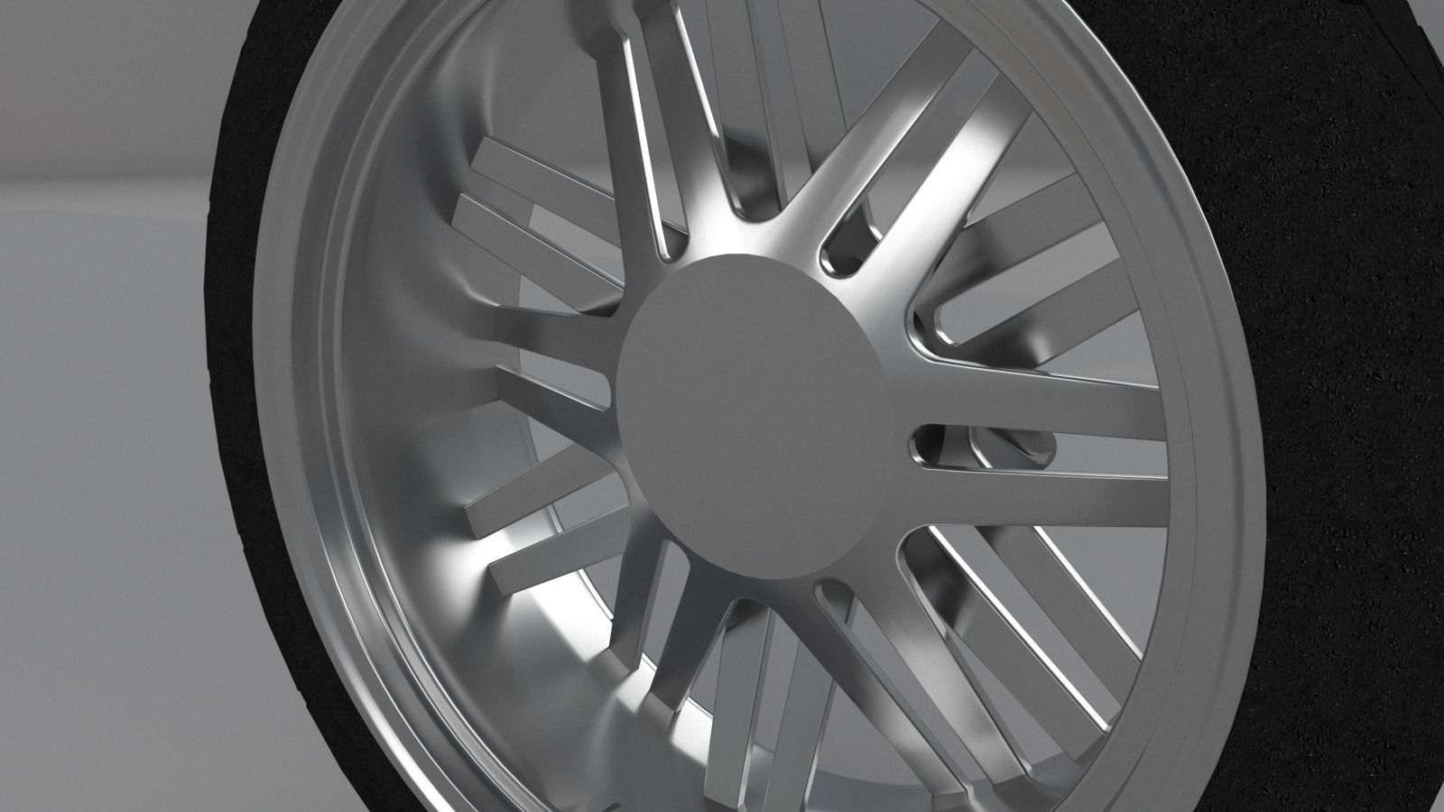 Car tuning wheel 3D model | CGTrader