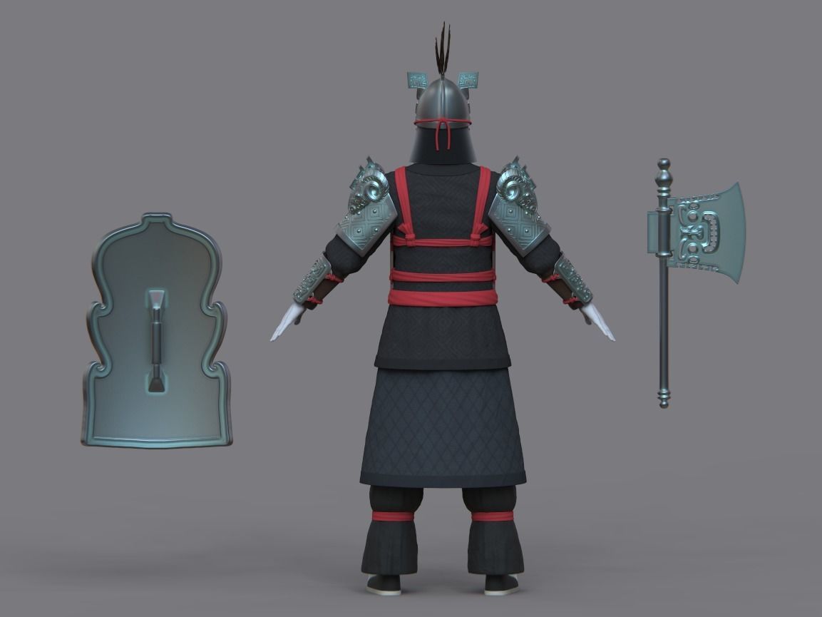 02-Ancient Chinese Armor-Shang Dynasty 3D model | CGTrader