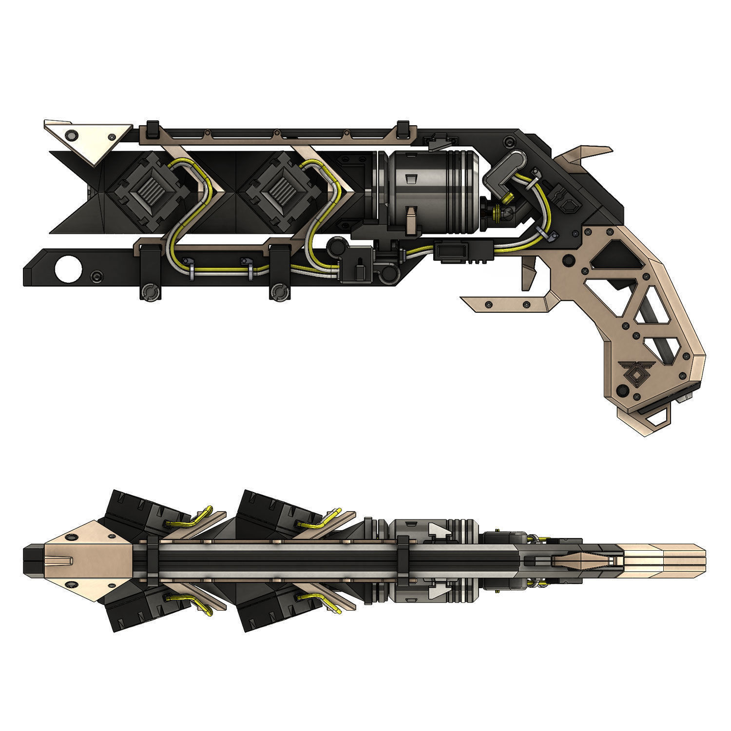 IKELOS HC v1 0 2 Legendary Hand Cannon 3D model 3D printable | CGTrader