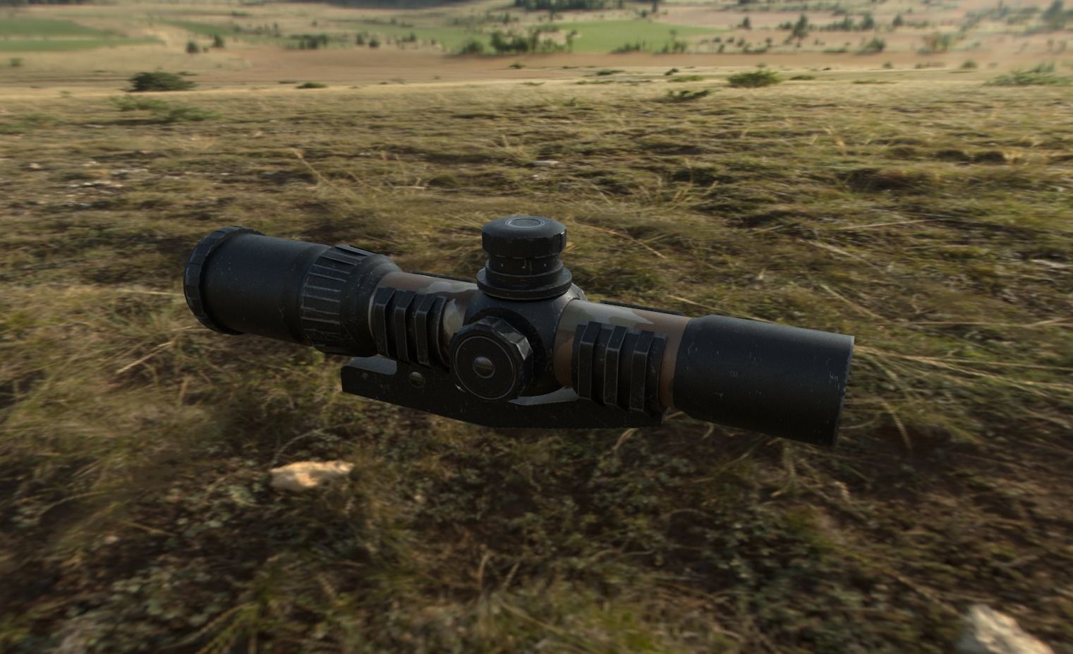 3D model Rifle Magnification Scope VR / AR / low-poly | CGTrader