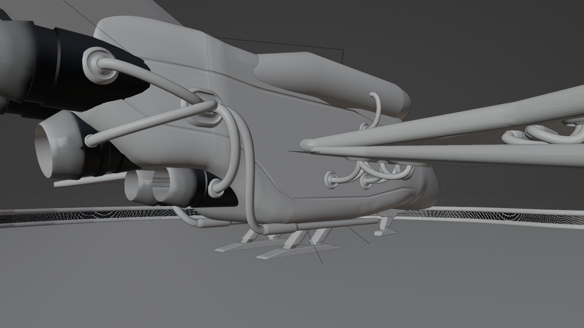 LXF-367b Modified Troop Carrier Spaceship free 3D model | CGTrader