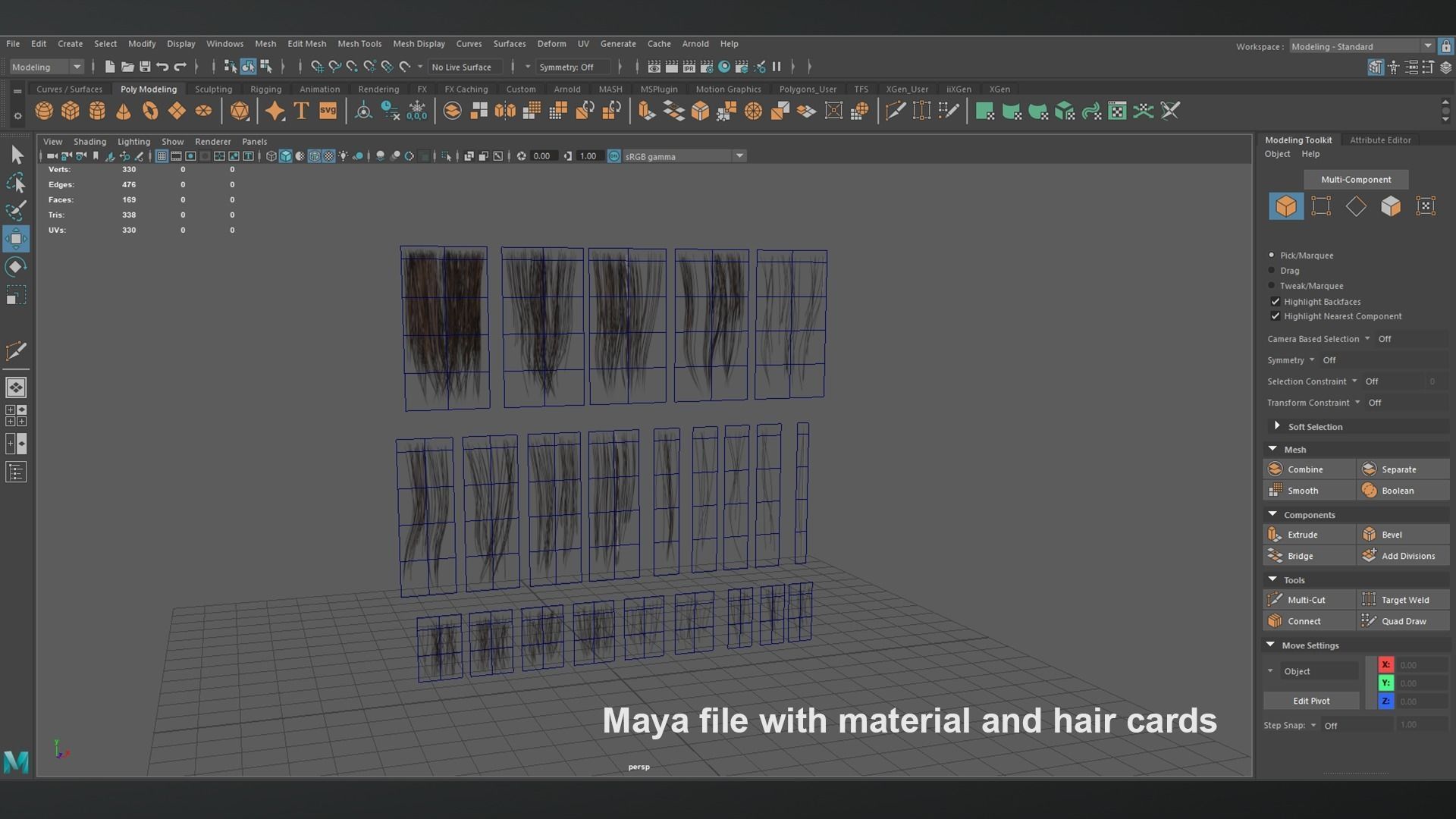 Hair Textures for Hair Cards 4K TGA PNG 3D model | CGTrader